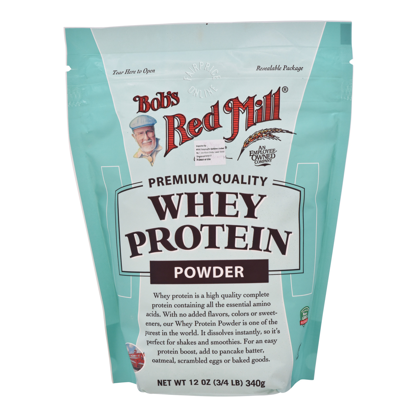 Bob's Red Mill Protein Powder - Whey | NTUC FairPrice