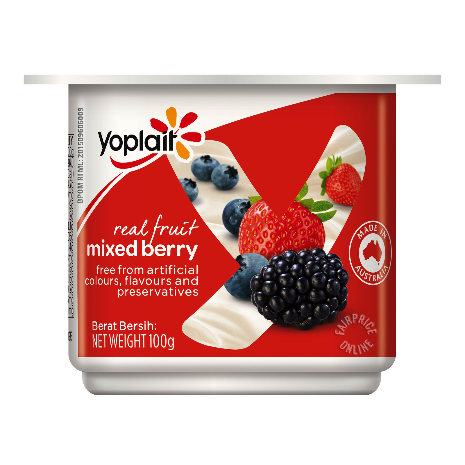Yoplait Real Fruit Yoghurt - Mixed Berry | NTUC FairPrice