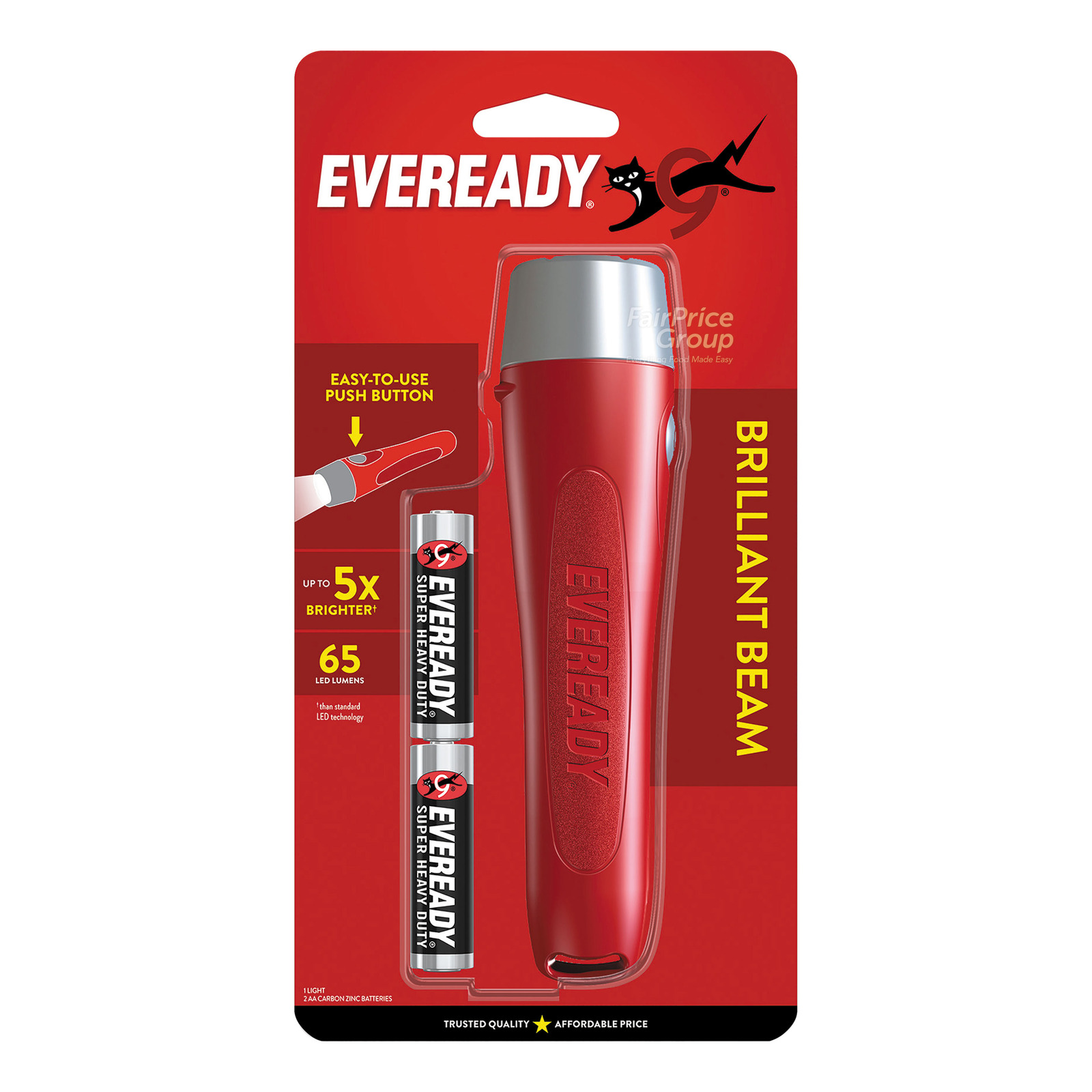 Eveready LED Brilliant Beam Torchlight | NTUC FairPrice