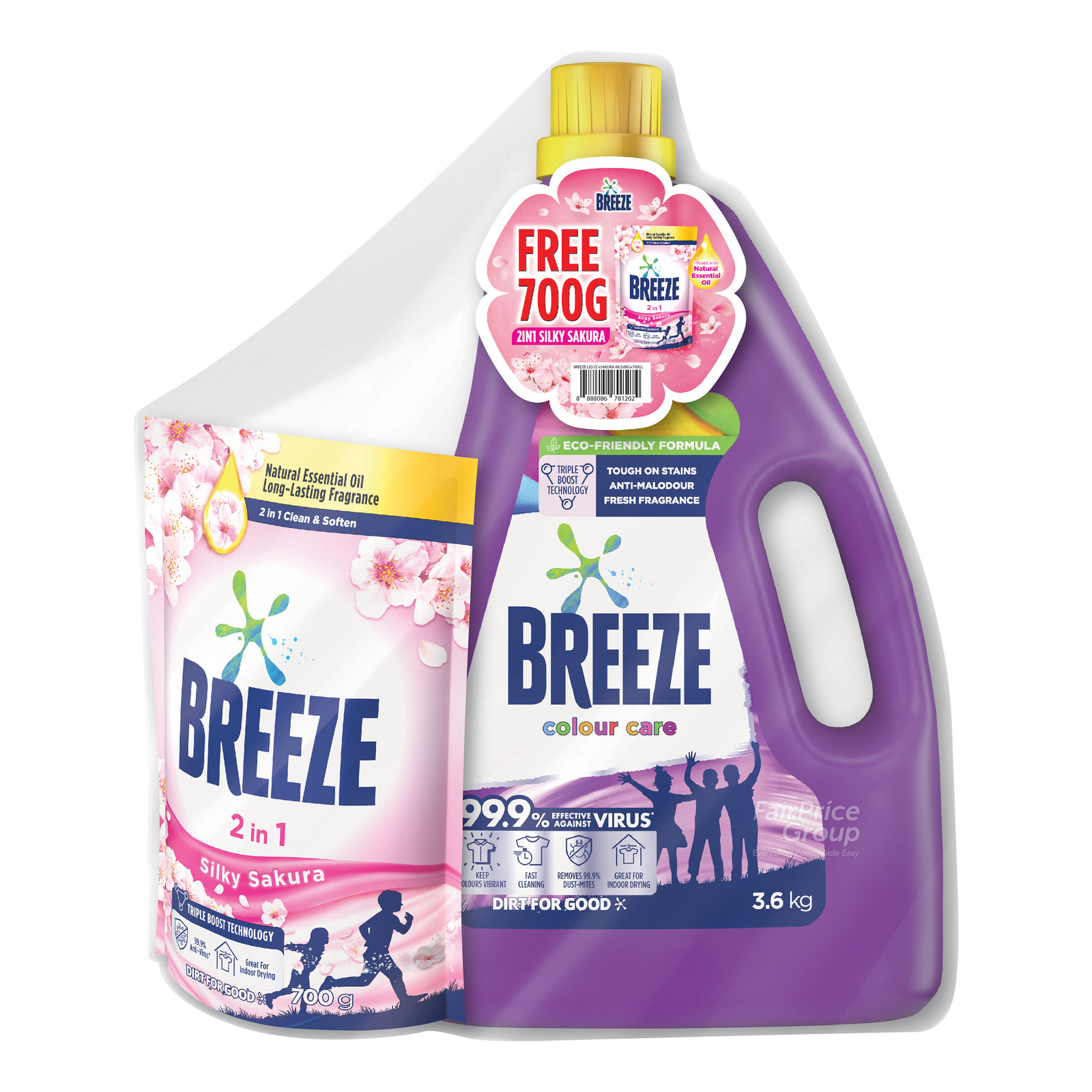 Breeze Liquid Detergent - Colour Care | NTUC FairPrice