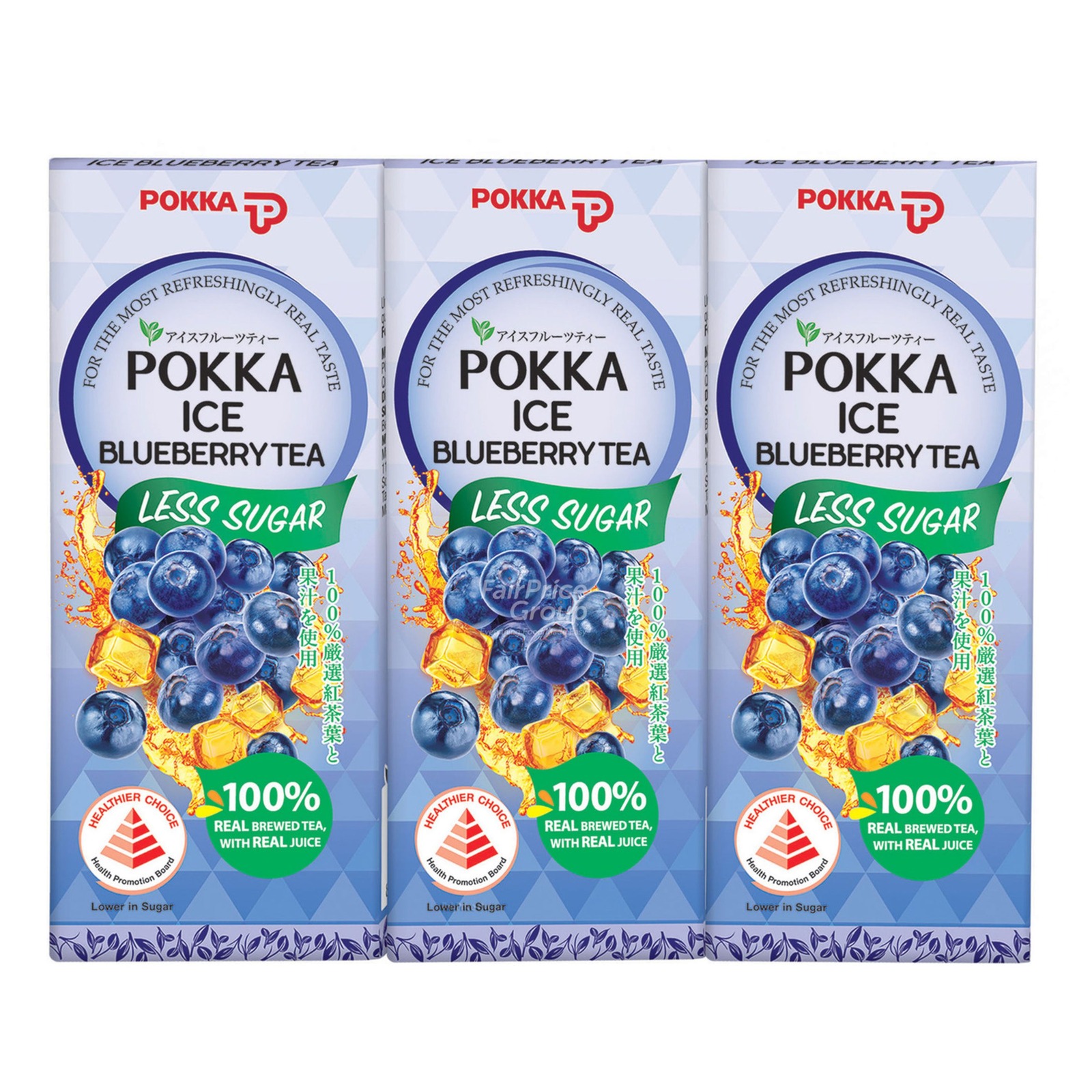 Pokka Packet Drink - Ice Blueberry Tea (Less Sugar) | NTUC FairPrice