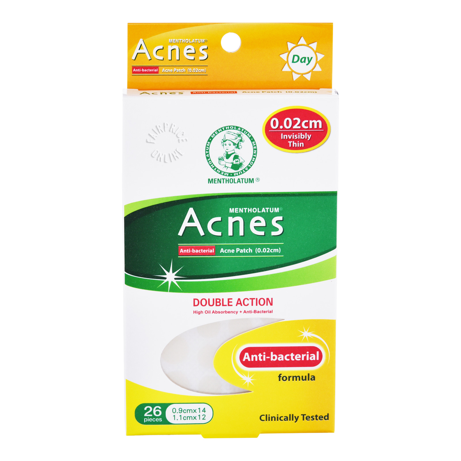Mentholtum Acnes Patch 0.02cm - Double Action | NTUC FairPrice