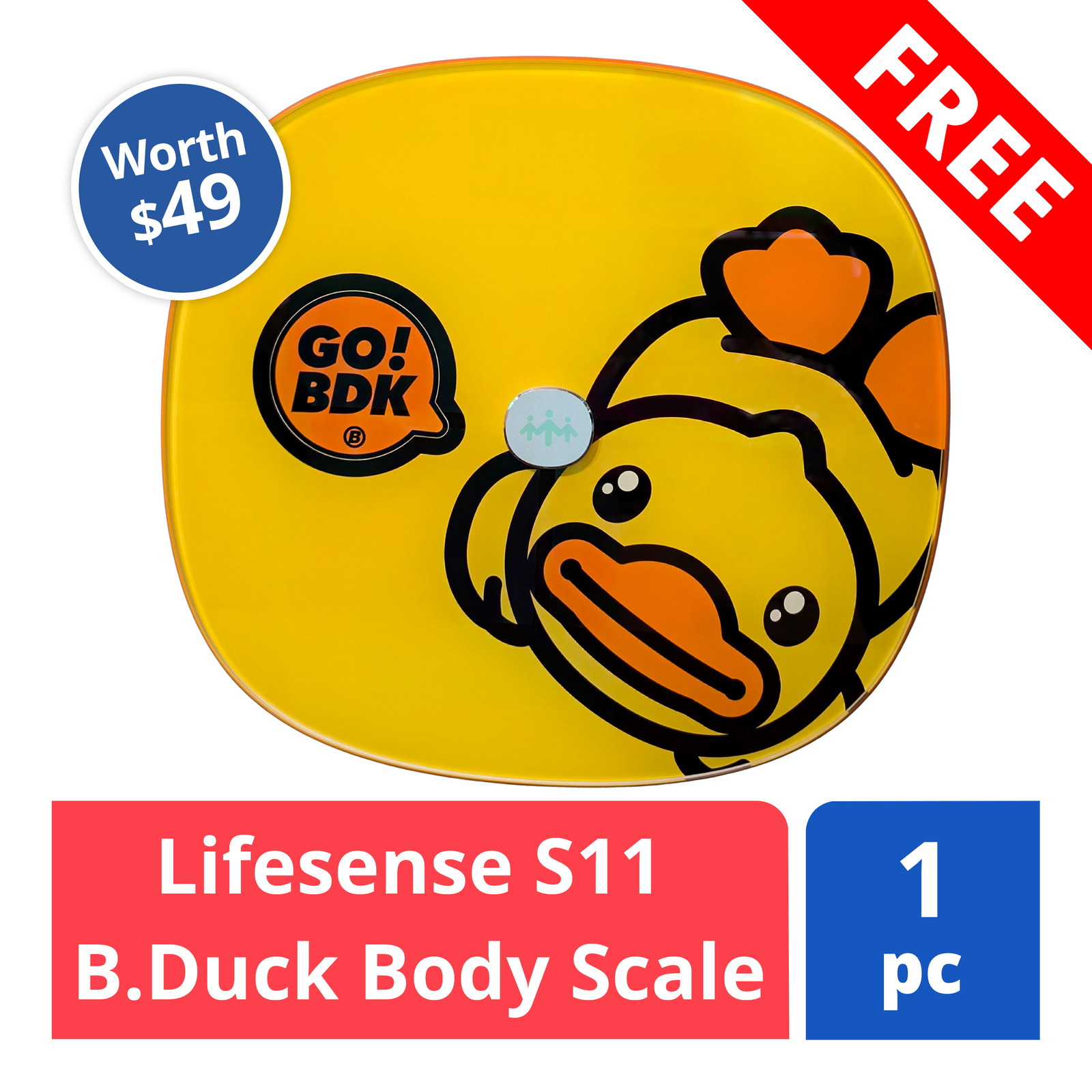 FREE Lifesense S11 B.Duck Body Scale (worth $49) | NTUC FairPrice