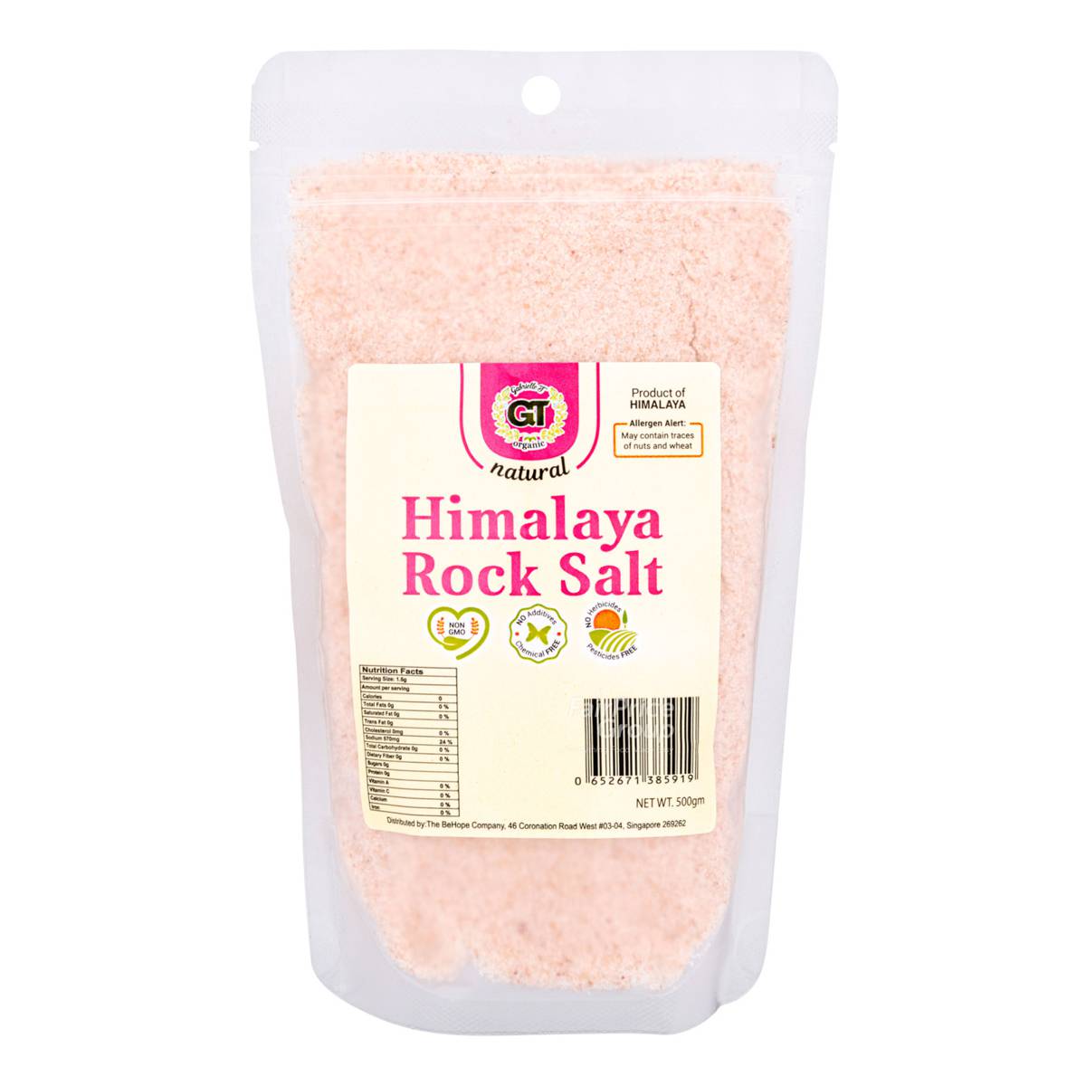 Gabrielle T Himalayan Pink Rock Salt (Fine) | NTUC FairPrice