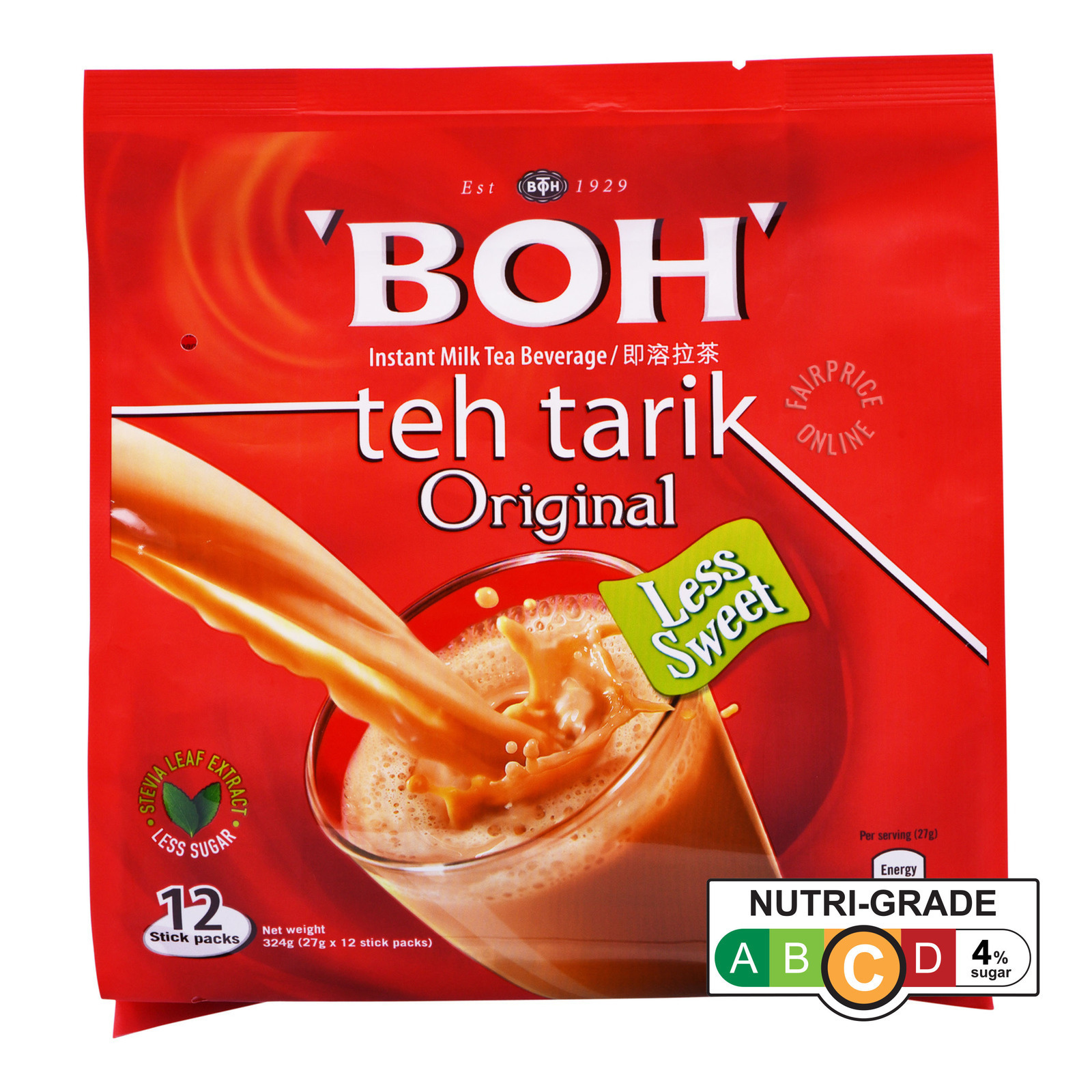 BOH Teh Tarik Instant Milk Tea Beverage - Original | NTUC FairPrice