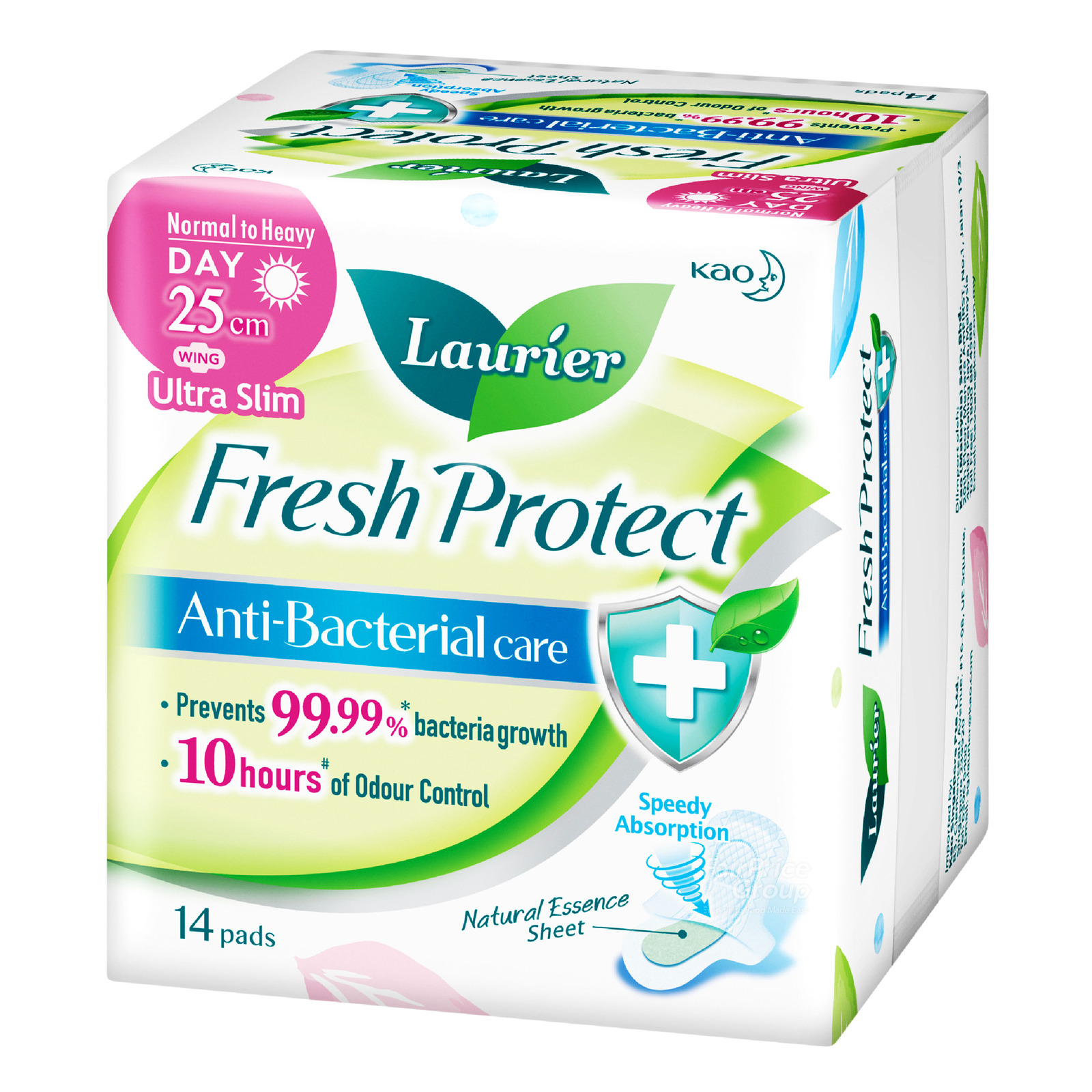 Laurier Fresh Protect Day Pad -NormalHeavyUltraSlim(25cm) | NTUC FairPrice