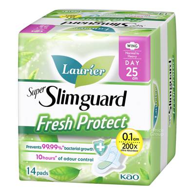Laurier Fresh Protect Day Pad -NormalHeavyUltraSlim(25cm) | NTUC FairPrice