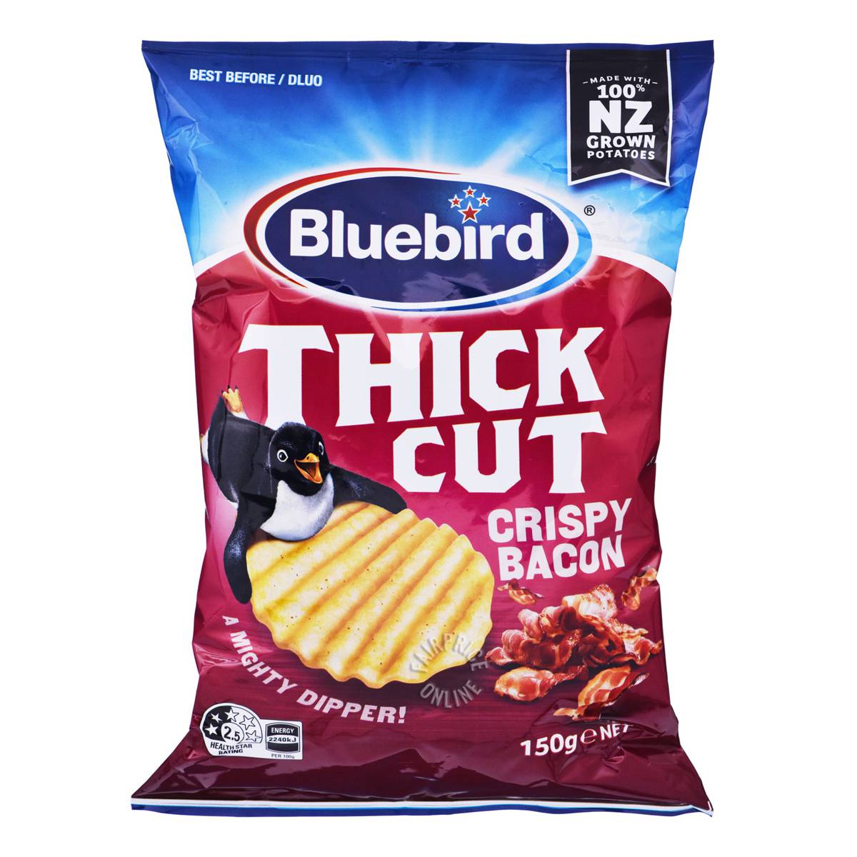 Bluebird Thick Cut Chips - Crispy Bacon | NTUC FairPrice
