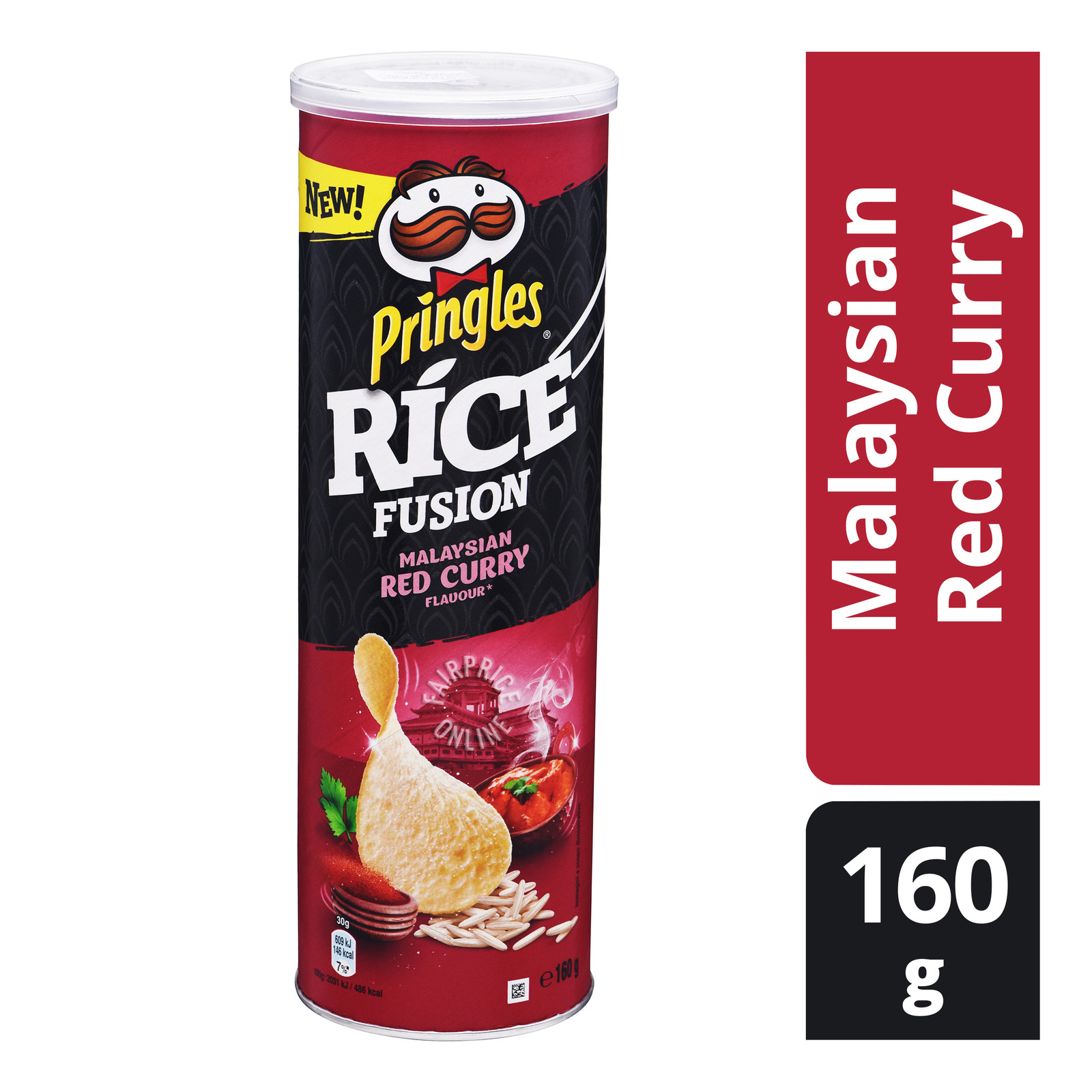 Pringles Rice Fusion Crisps - Malaysian Red Curry | NTUC FairPrice