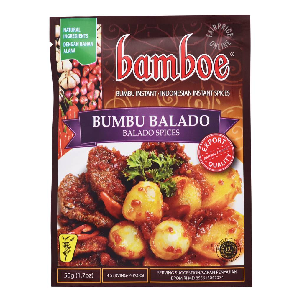 Bamboe Instant Balado Spices (Bumbu Balado) | NTUC FairPrice