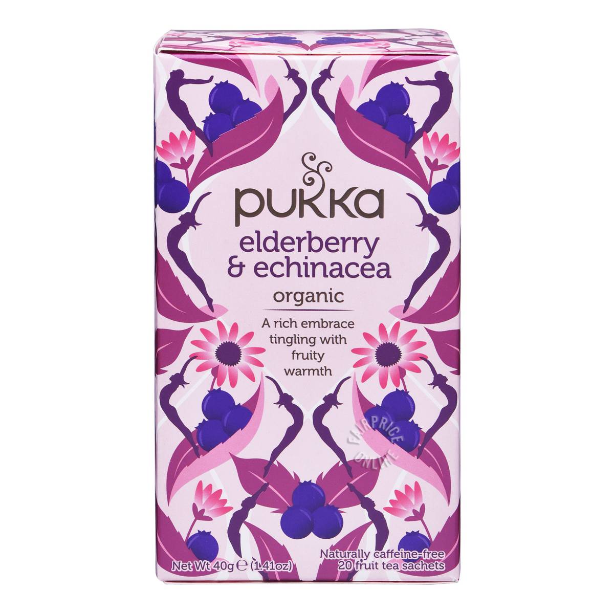 Pukka Fruit Tea Bags - Elderberry & Echinacea | NTUC FairPrice
