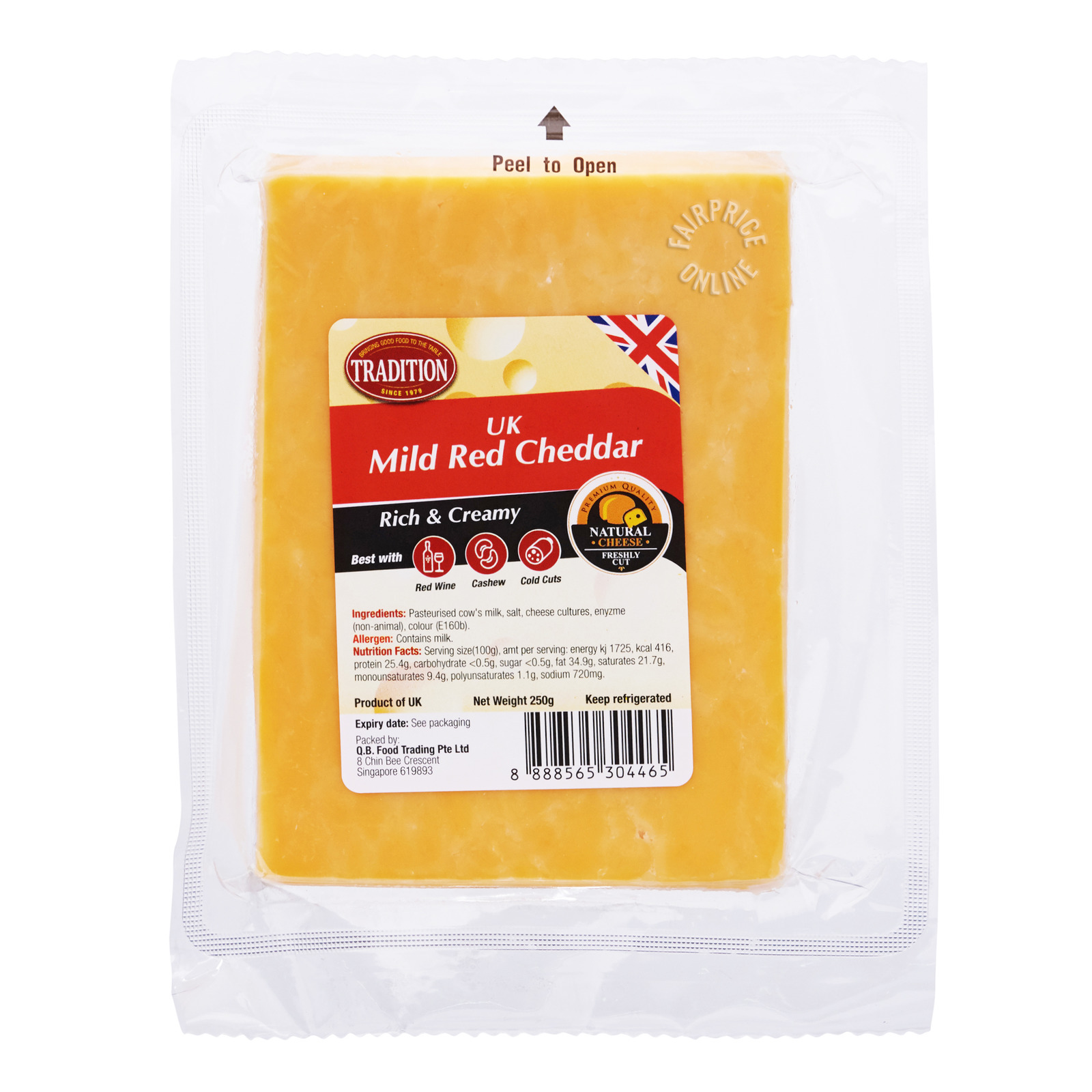 Tradition UK Cheddar - Mild Red | NTUC FairPrice