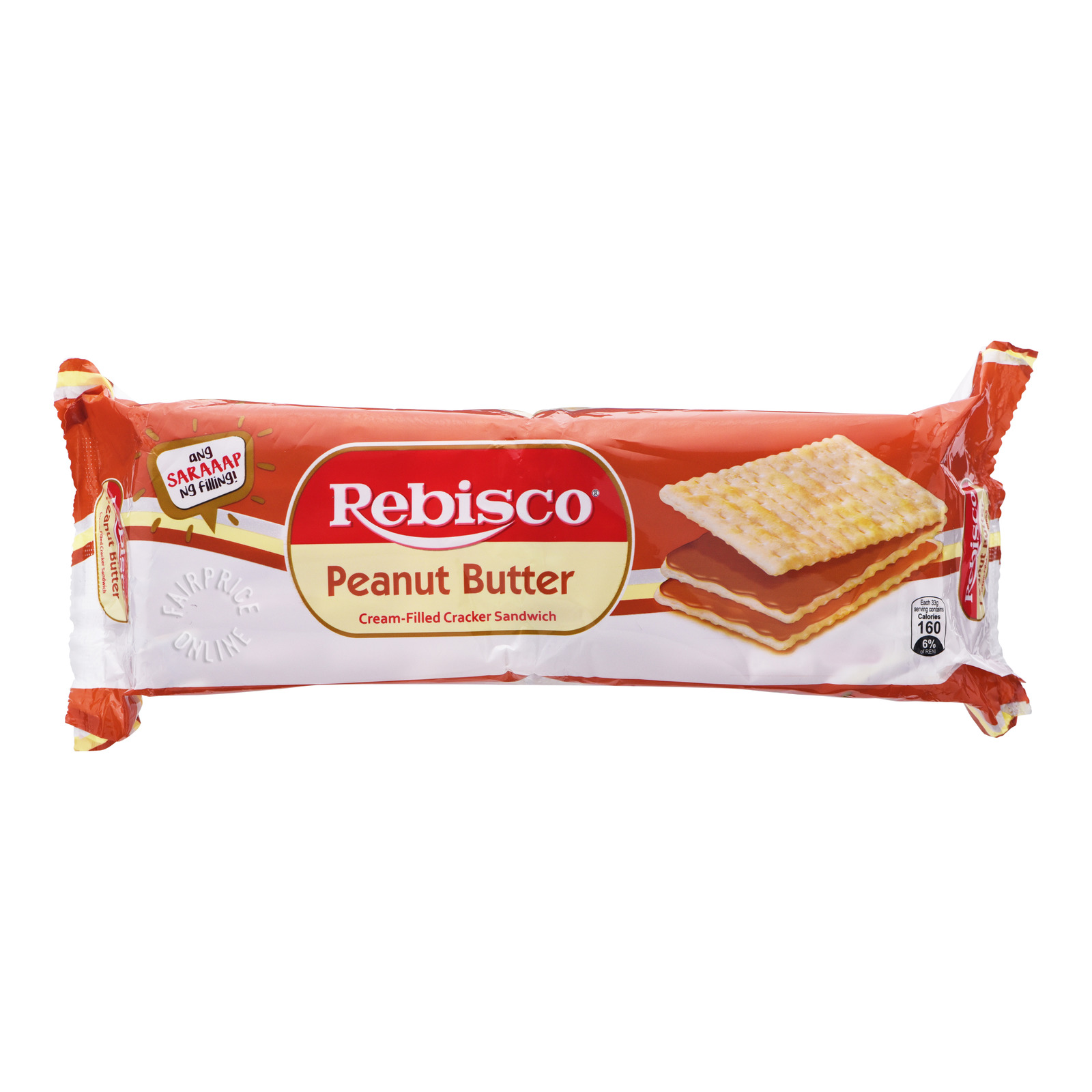 Rebisco Sandwich Cracker - Peanut Butter | NTUC FairPrice