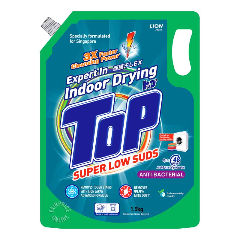 Top Concentrated Liquid Detergent Refill - Anti-Bacterial | NTUC FairPrice