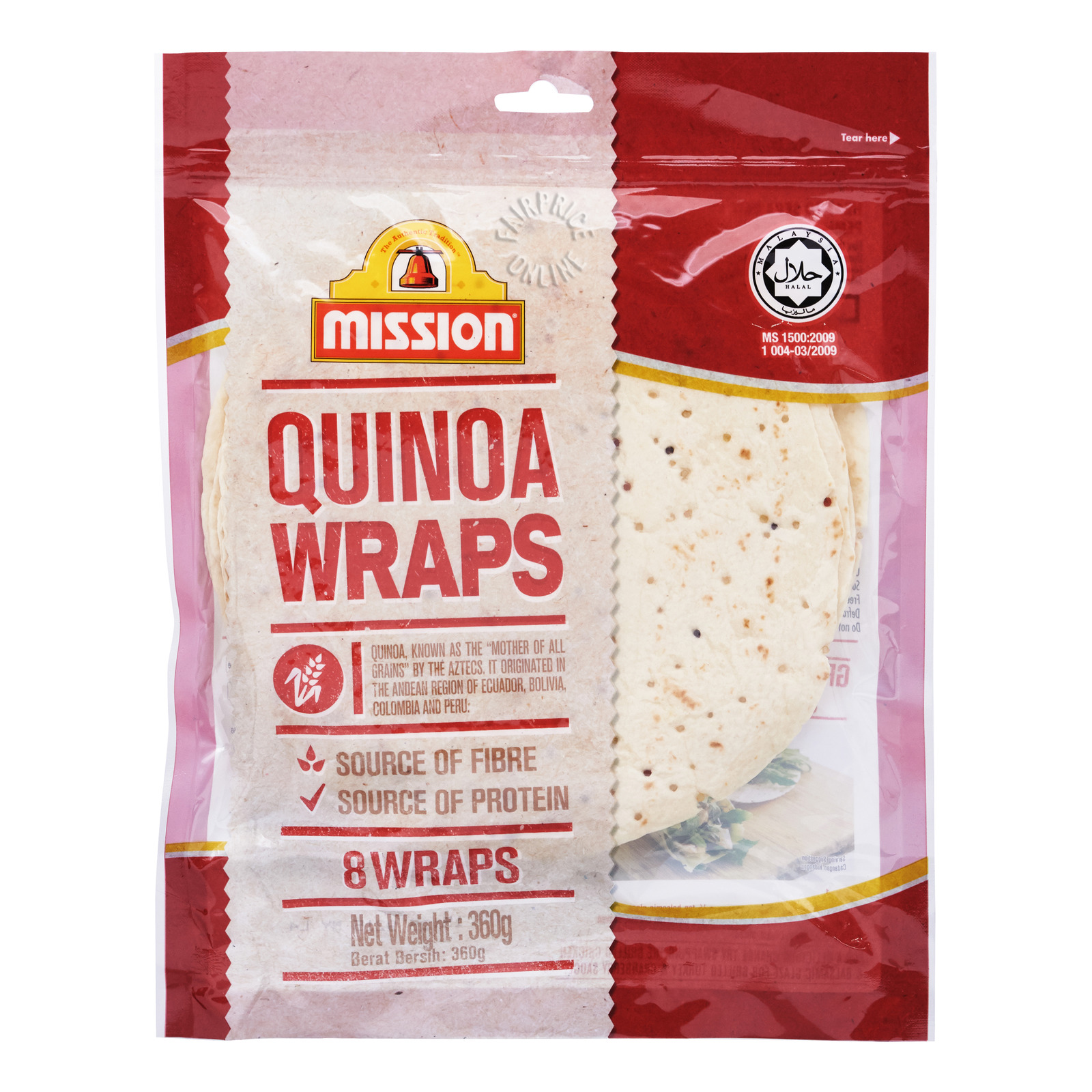 Mission Wraps - Quinoa | NTUC FairPrice