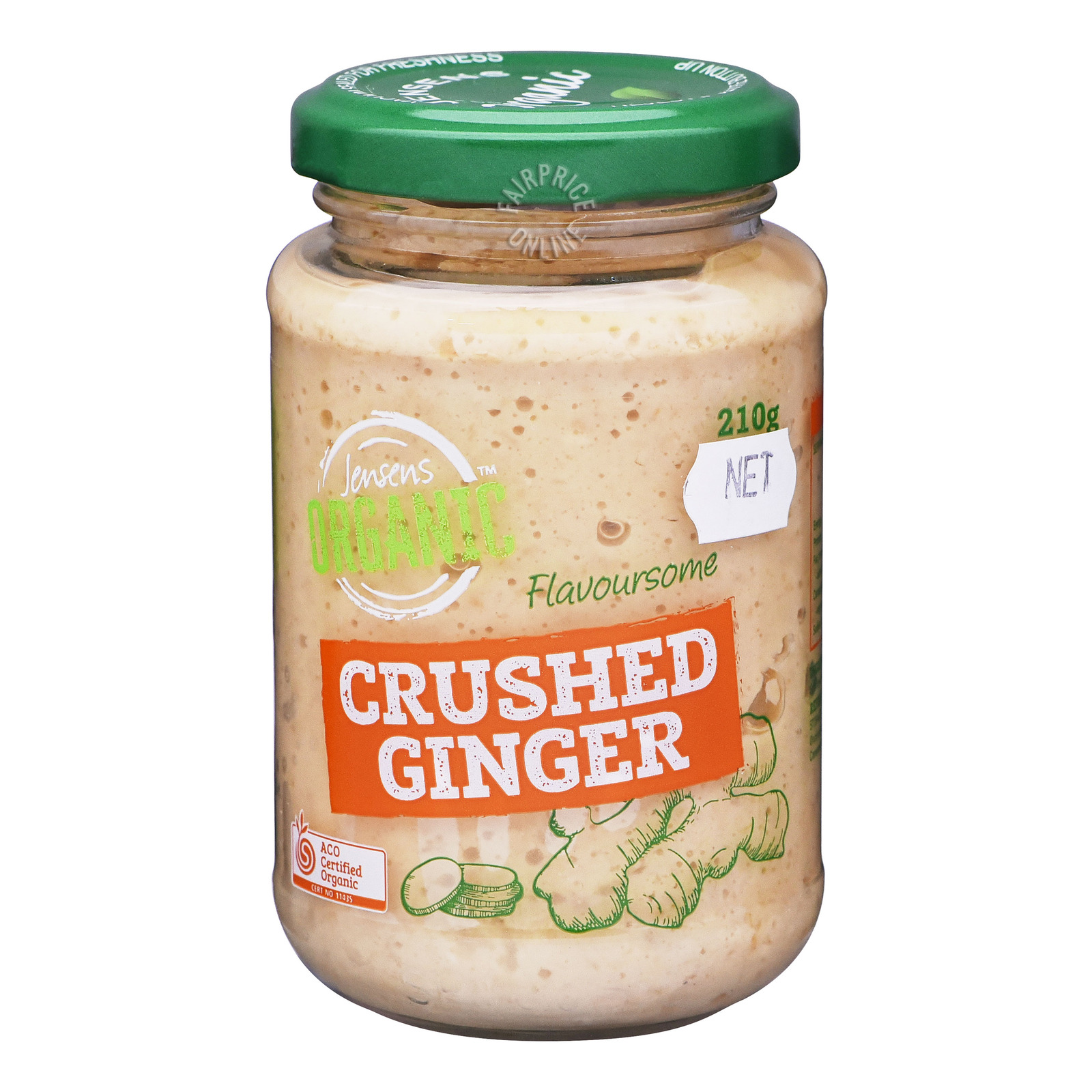 Jenses Organic Crushed Ginger | NTUC FairPrice