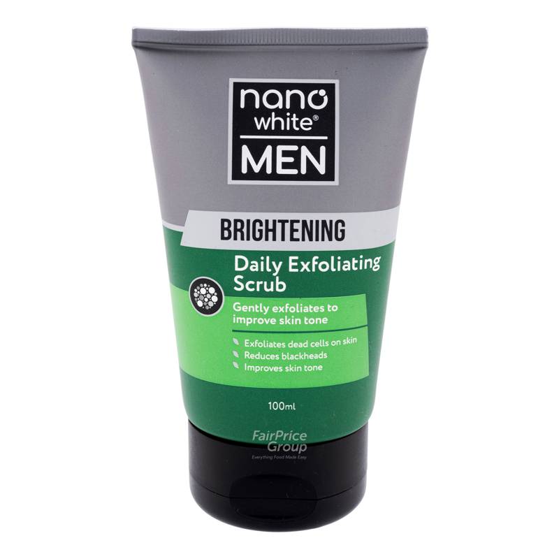 Nano White Men Daily Exfoliating Scrub - Brightening | NTUC FairPrice