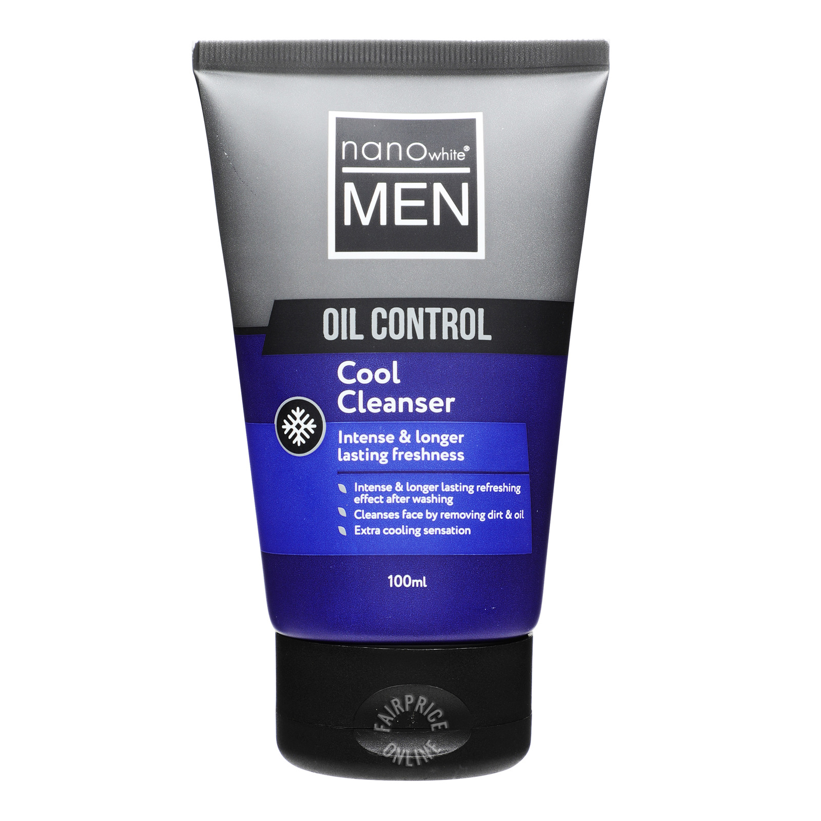 Nano White Men Oil Control Face Cleanser - Cool | NTUC FairPrice