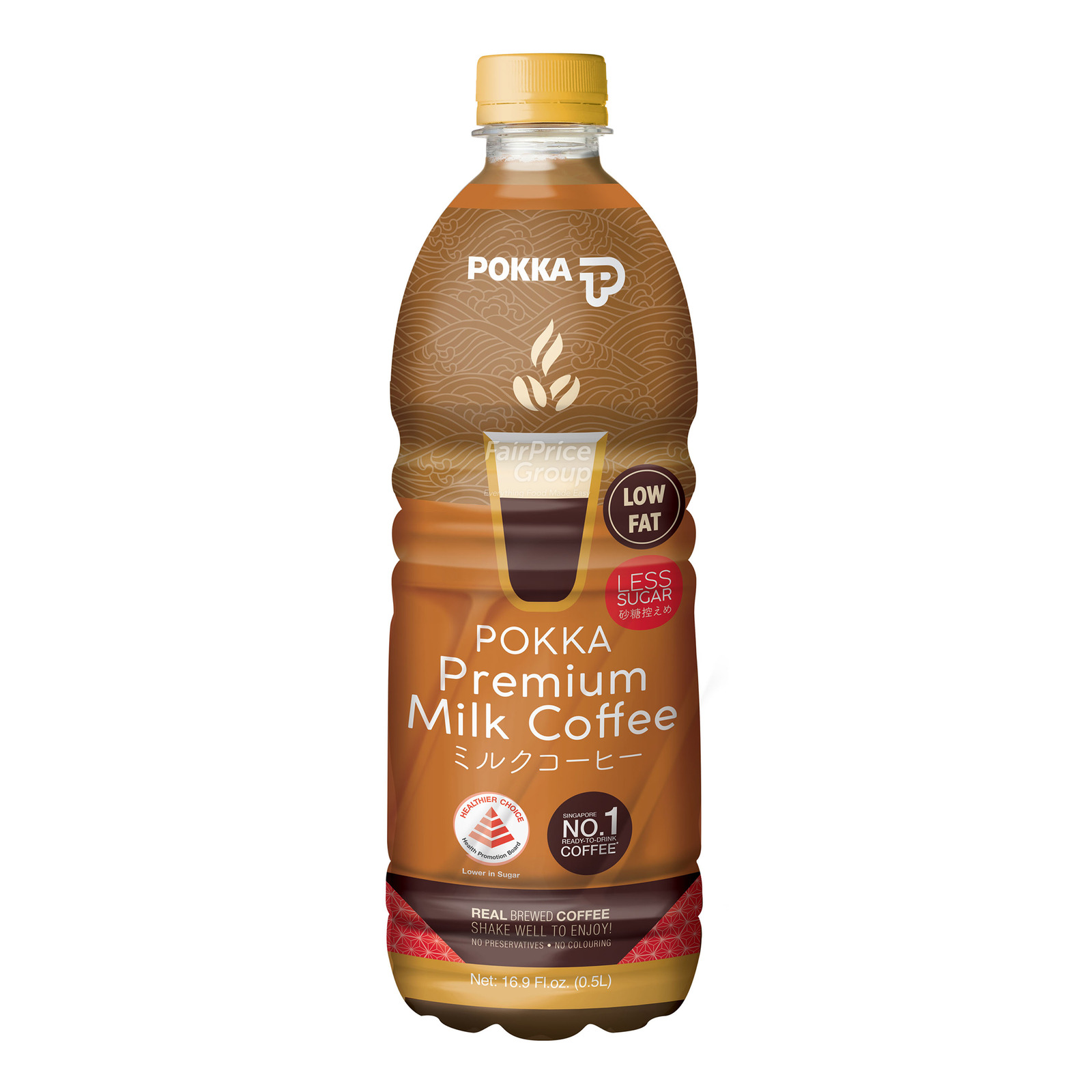 Pokka Milk Coffee Bottle Drink - Less Sweet | NTUC FairPrice