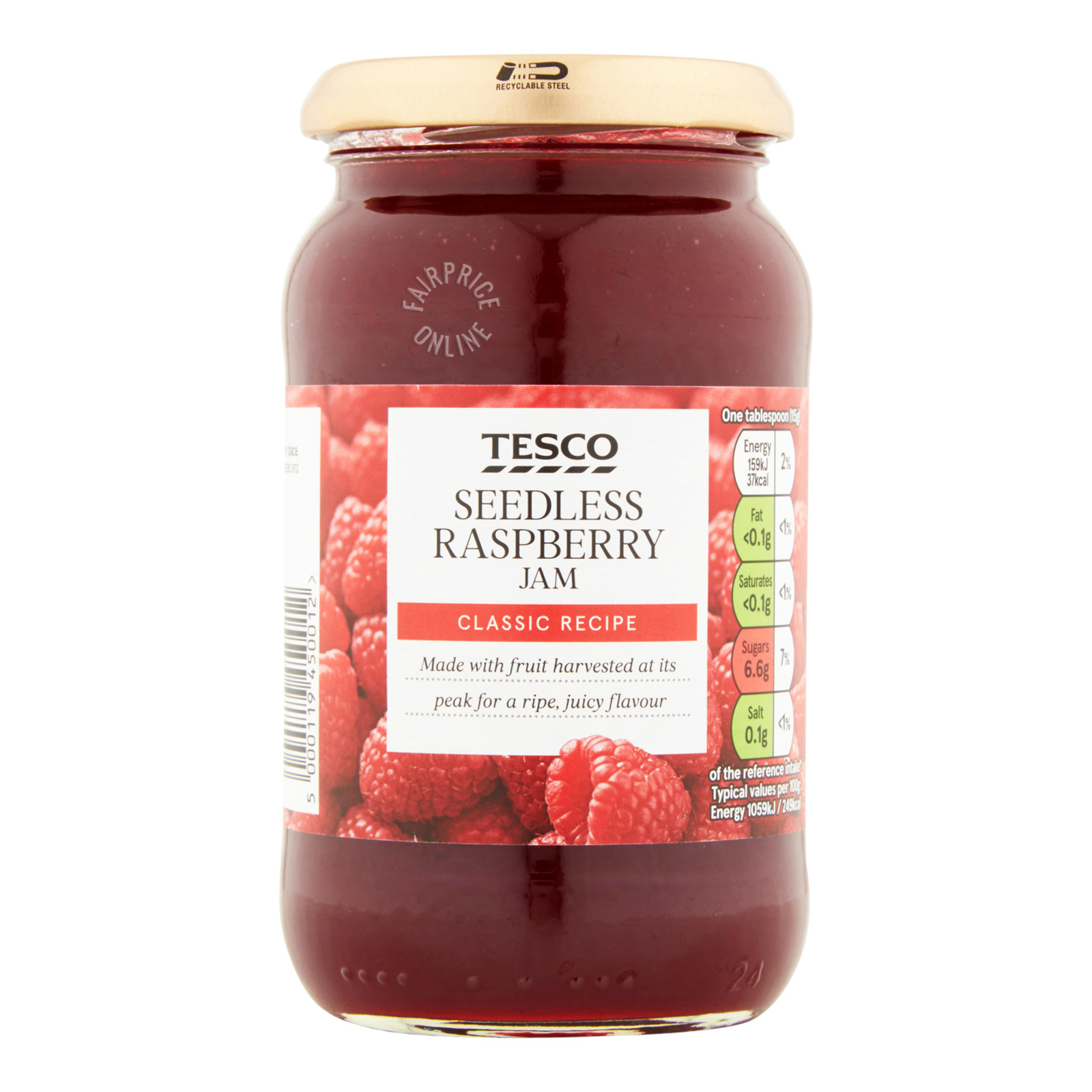 Tesco Seedless Jam - Raspberry | NTUC FairPrice