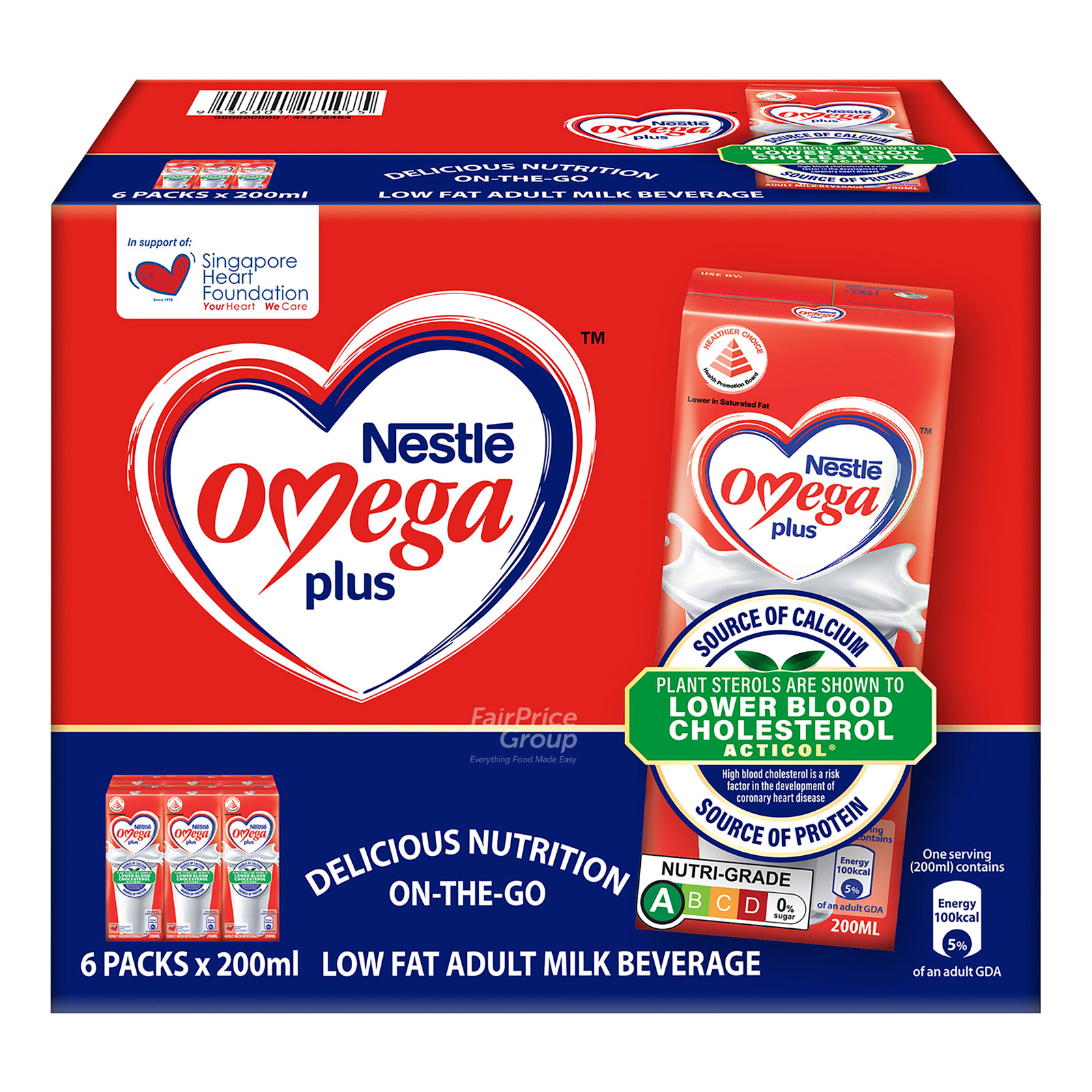 Nestle Omega Plus Adult Ready to Drink Milk | NTUC FairPrice