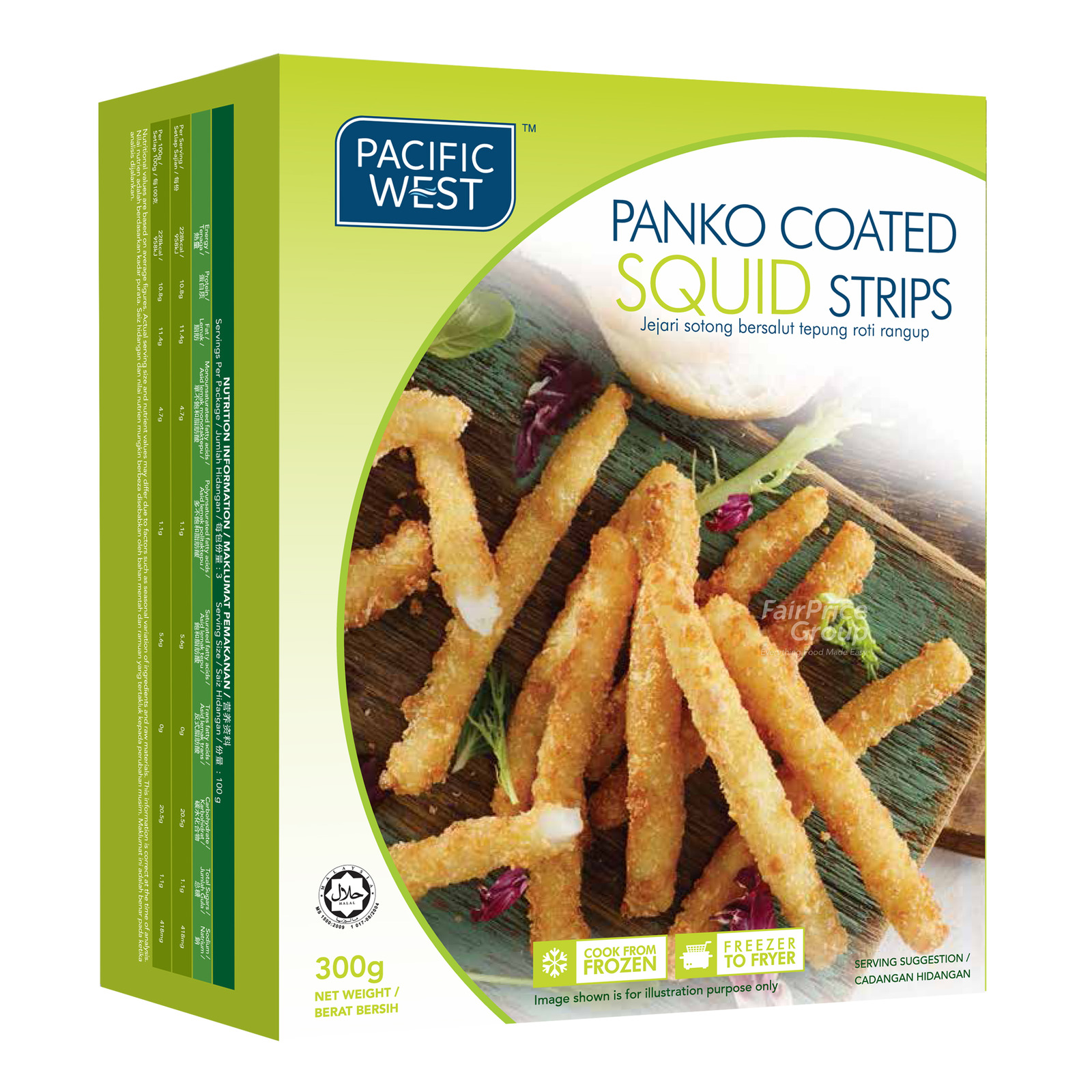 Pacific West Panko Coasted Squid Strips | NTUC FairPrice
