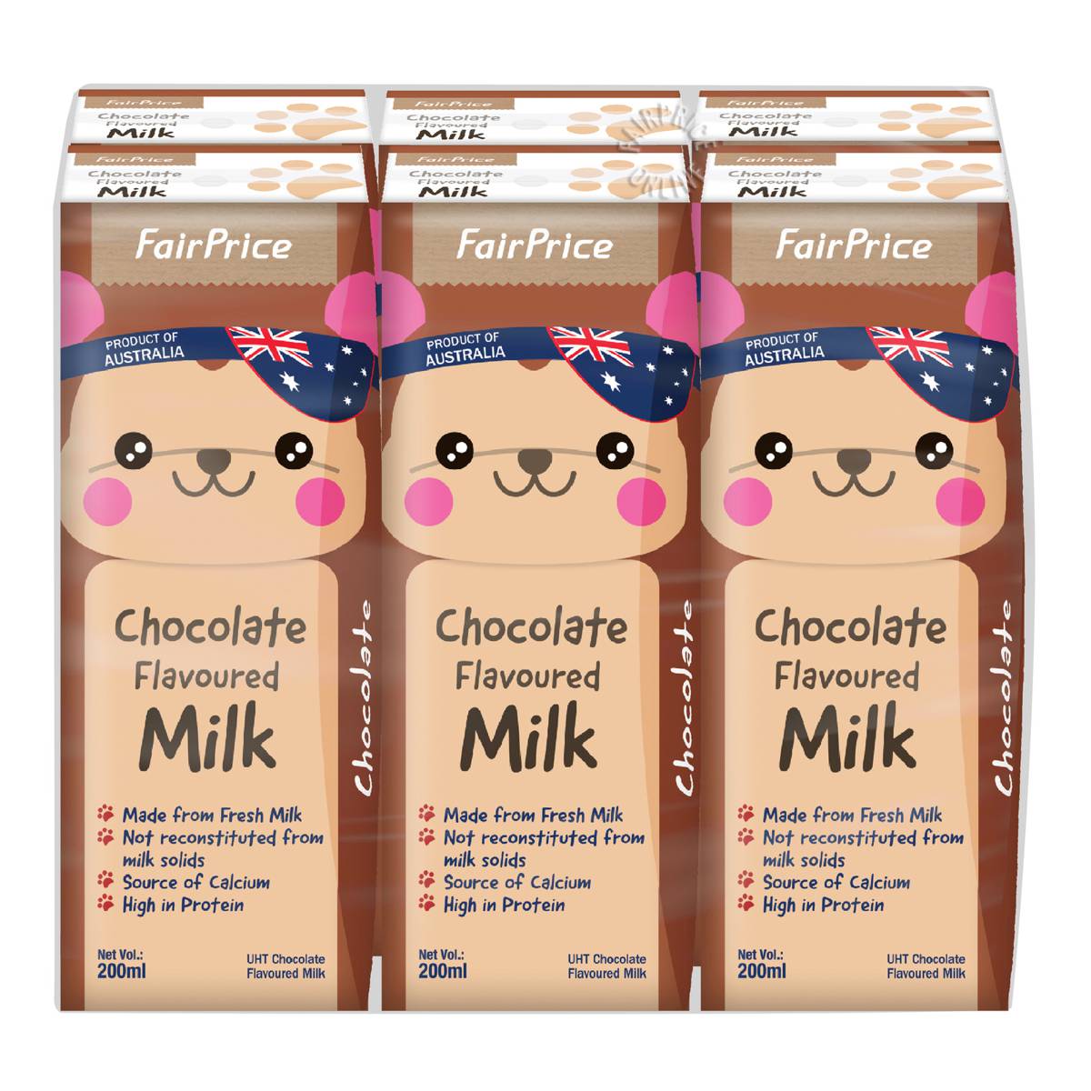 FairPrice UHT Kids Flavoured Packet Milk - Chocolate | NTUC FairPrice