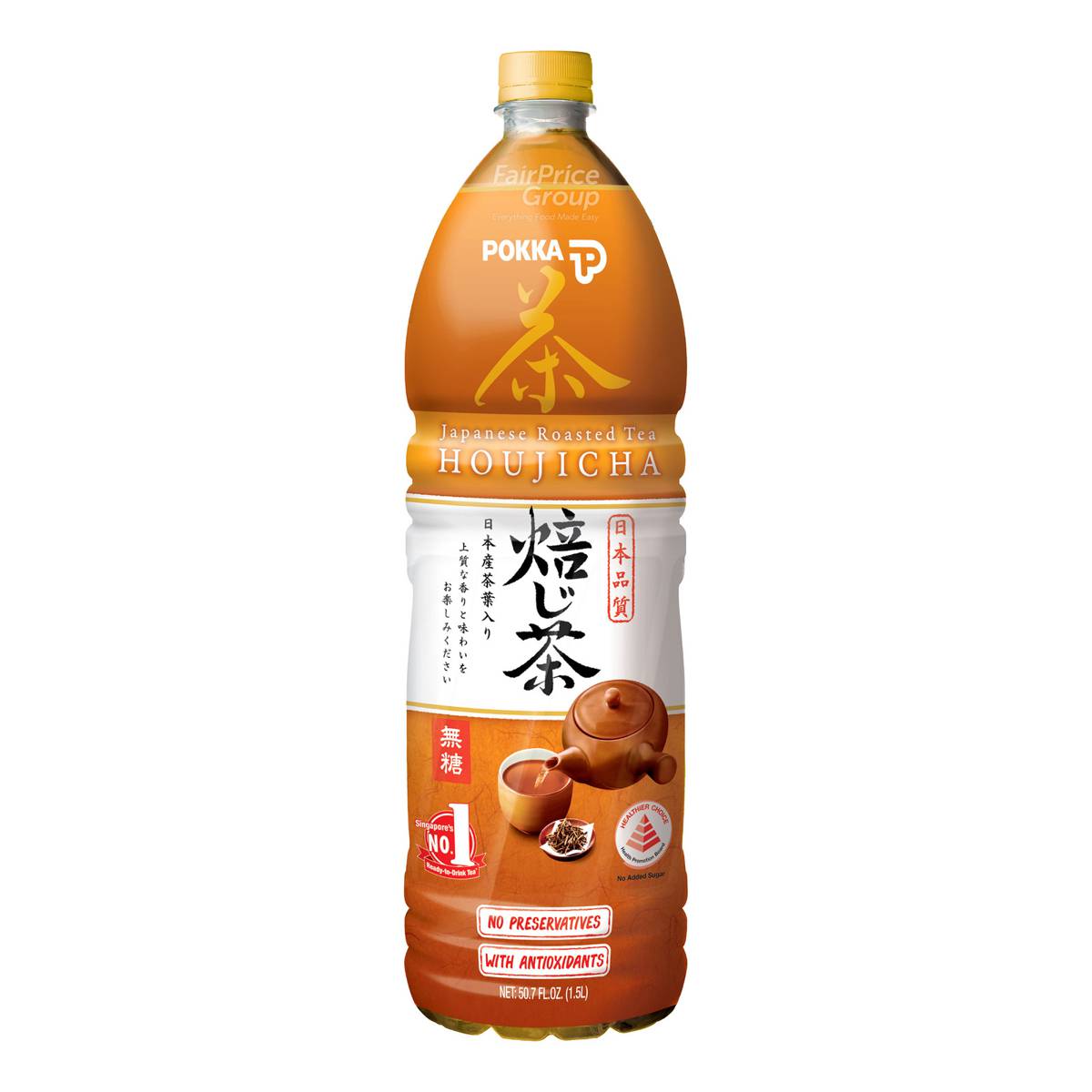Pokka Bottle Drink - Japanese Roasted Tea Houjicha | NTUC FairPrice