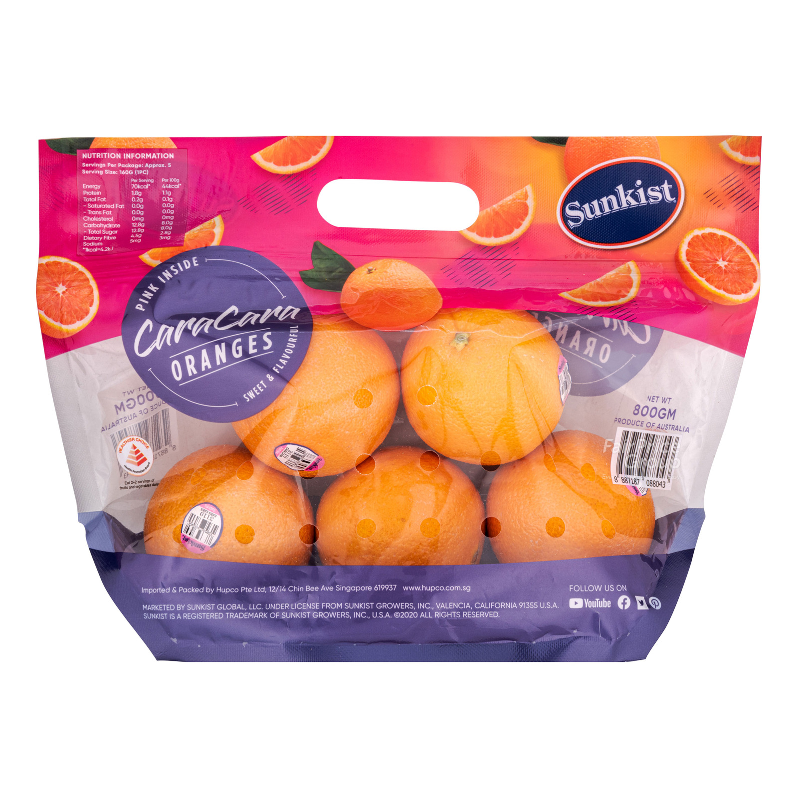 Cigarette Size Chart Sunkist Australia Cara Cara Oranges | NTUC ...