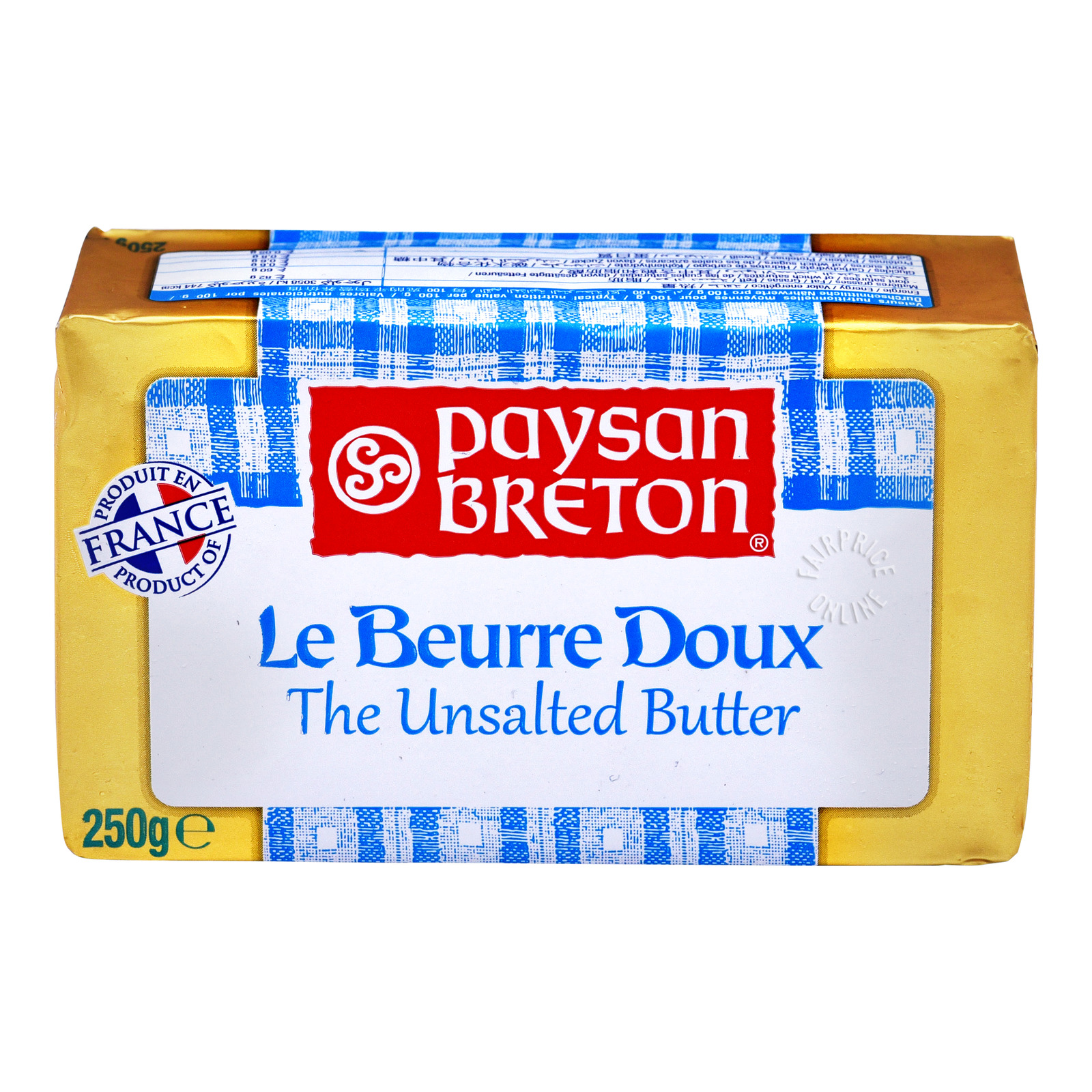 Payson Breton Block Butter - Unsalted | NTUC FairPrice