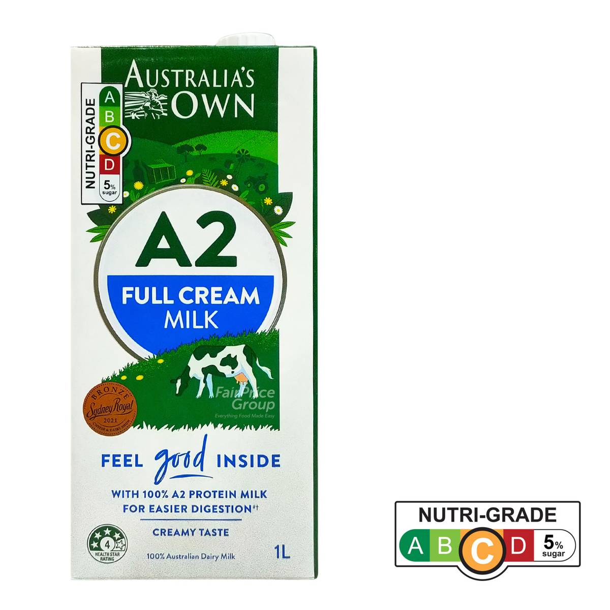 Australia's Own A2 Protein UHT Milk - Full Cream | NTUC FairPrice