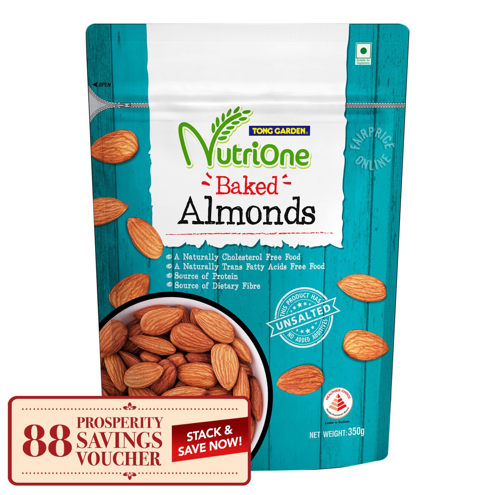Tong Garden Nutrione Nuts - Baked Almonds | NTUC FairPrice