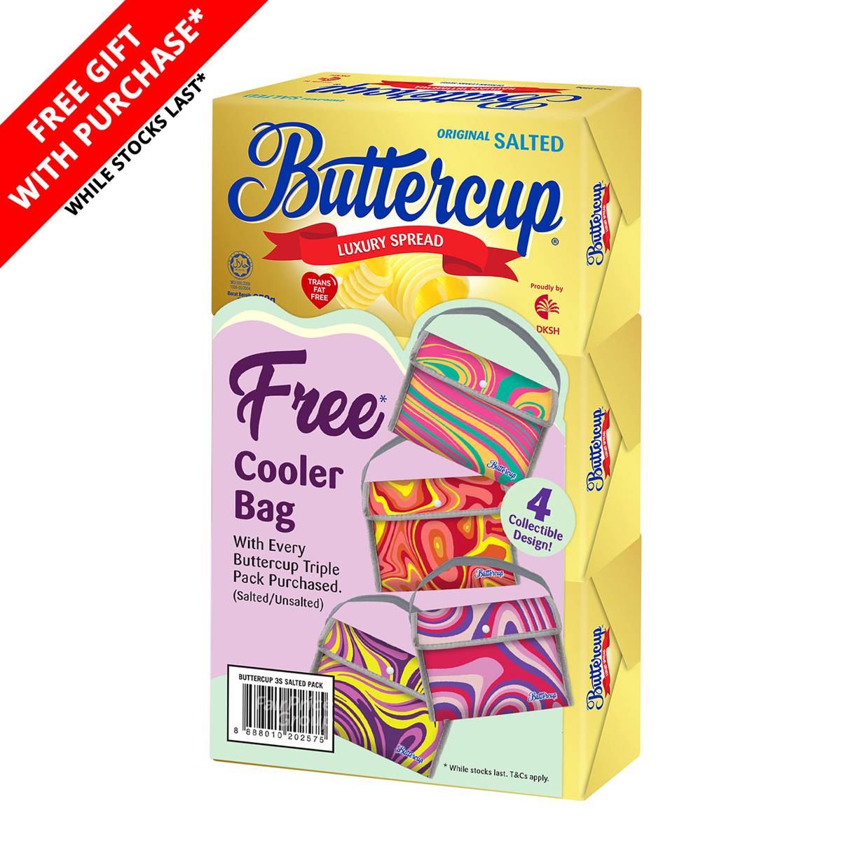 Buttercup Luxury Spread Block - Salted | NTUC FairPrice