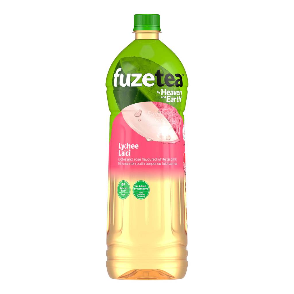 Fuze Tea Flavoured White Tea Bottle Drink - Lychee | NTUC FairPrice