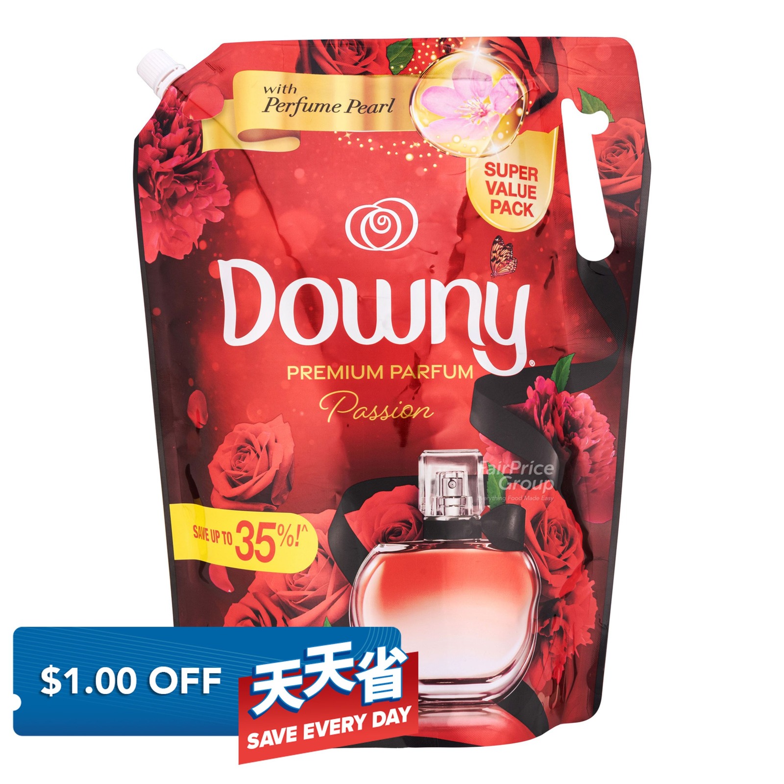 Downy Perfume Collection Fabric Conditioner Refill - Passion | NTUC ...