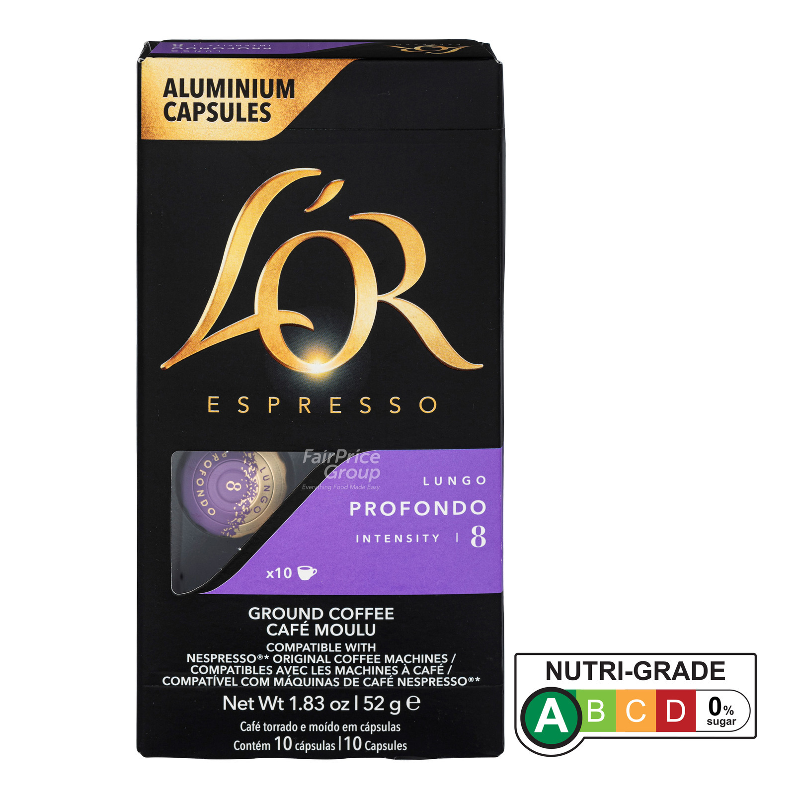 Lor Espresso Aluminium Capsules - Lungo Profondo | NTUC FairPrice