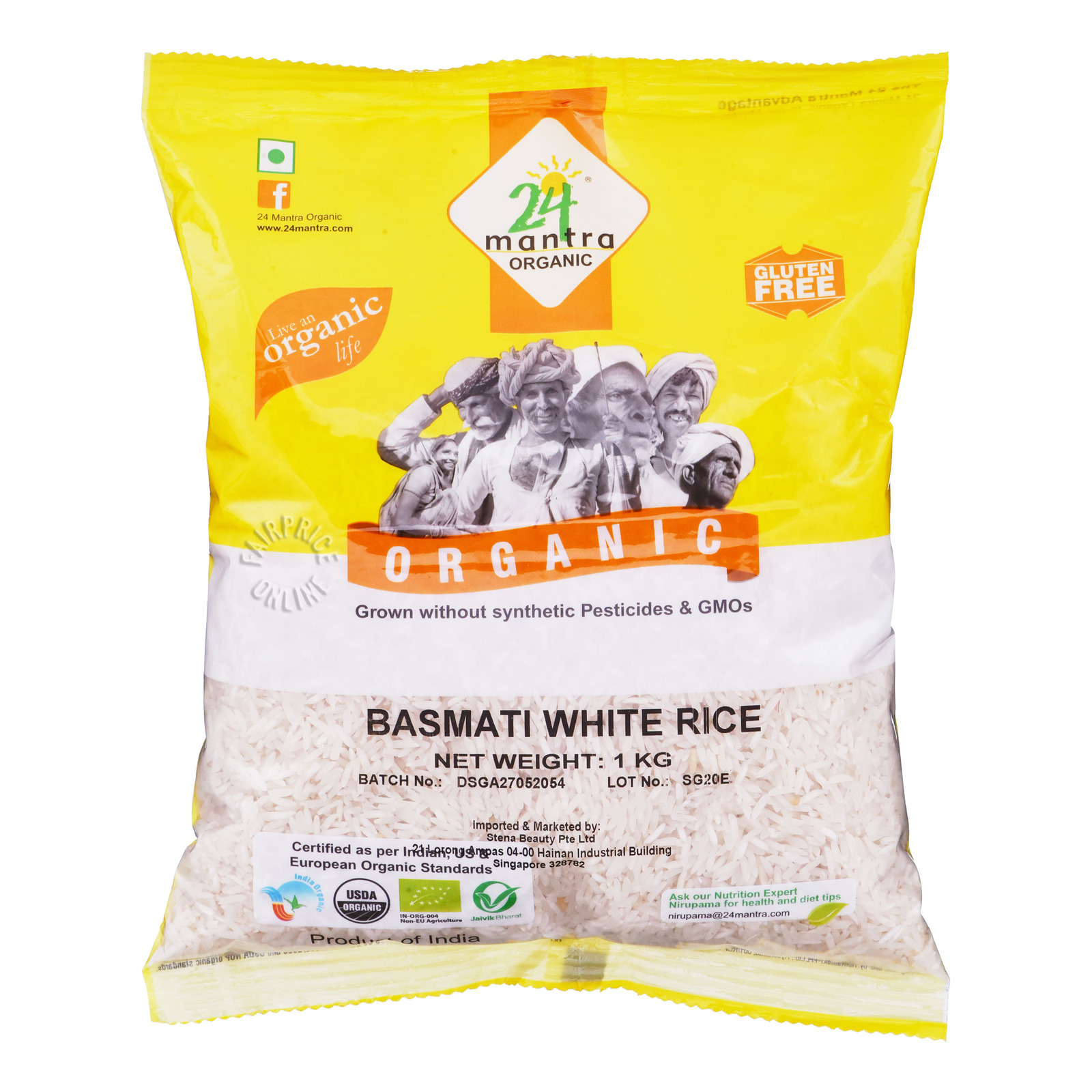 24 Mantra Organic Basmati White Rice | NTUC FairPrice