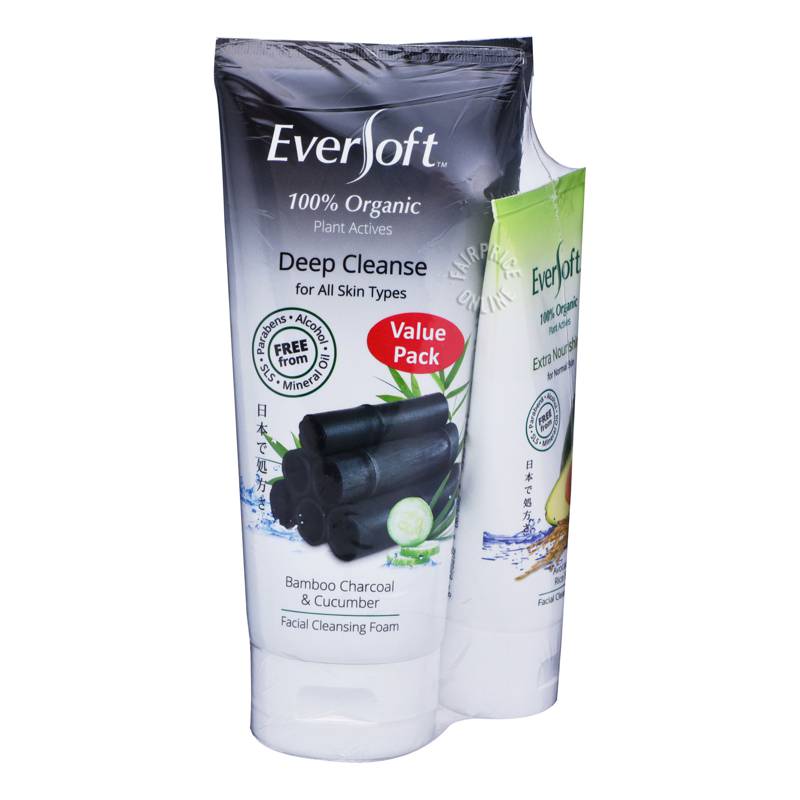 Eversoft Organic Cleanser Foam - Deep Cleanse | NTUC FairPrice