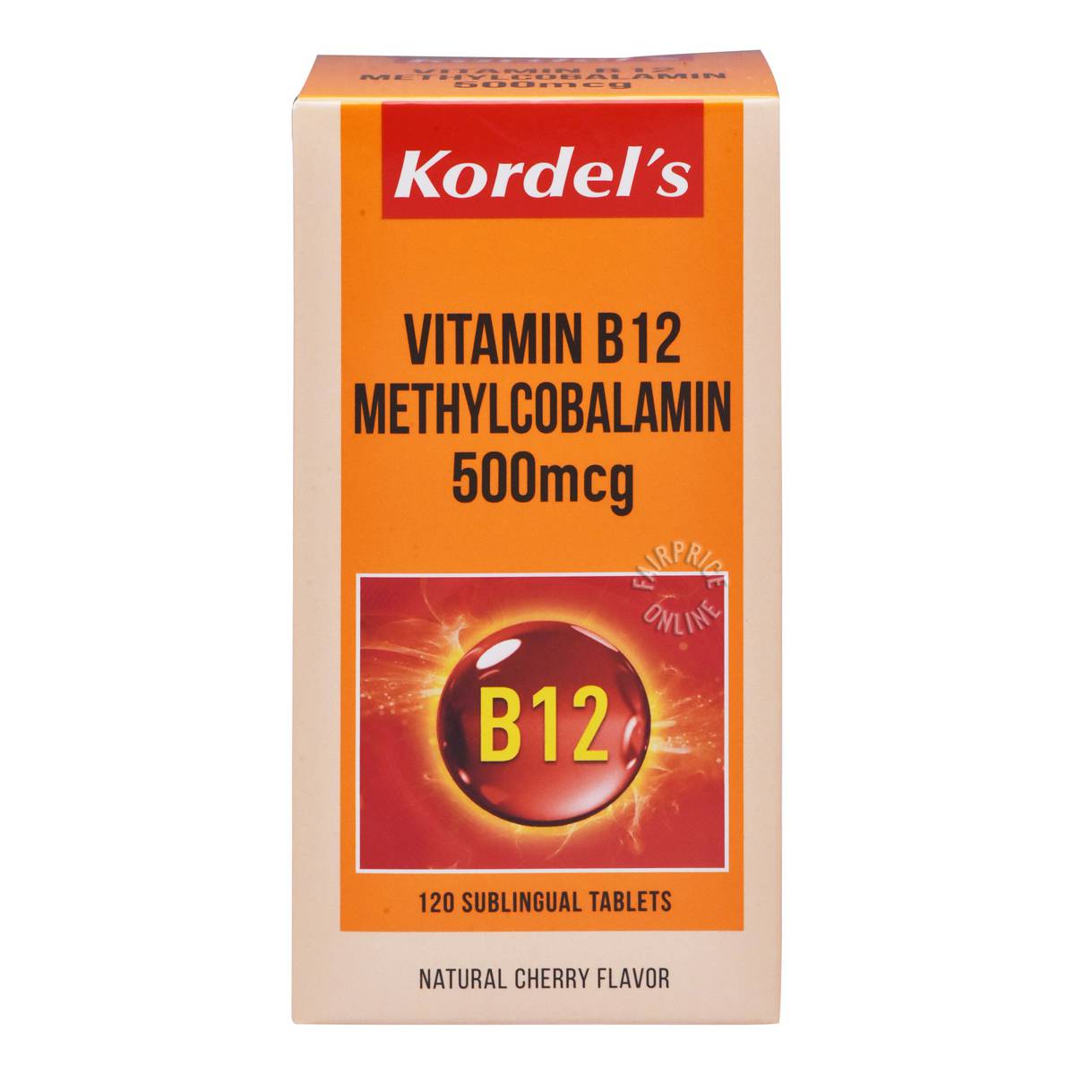 Kordel's Vitamin B12 Methylcobalamin - Natural Cherry | NTUC FairPrice