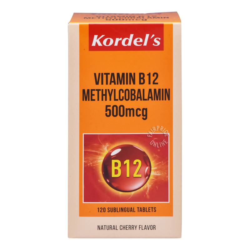 Kordel's Vitamin B12 Methylcobalamin - Natural Cherry | NTUC FairPrice