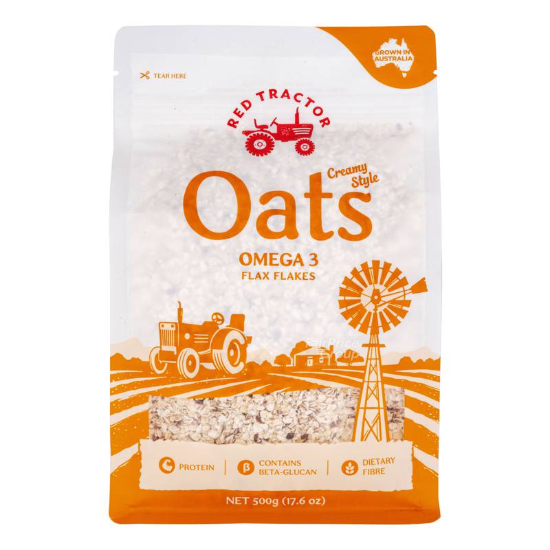 Red Tractor Foods Instant Oats - Omega 3 | NTUC FairPrice