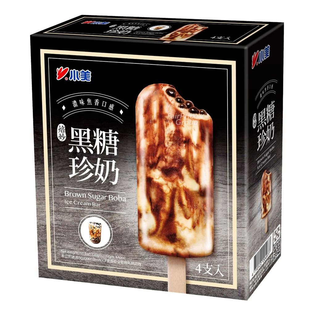 Shaomei Brown Sugar Boba Ice Cream Bar NTUC FairPrice Shaomei Brown Sugar Boba Ice Cream Bar NTUC FairPrice