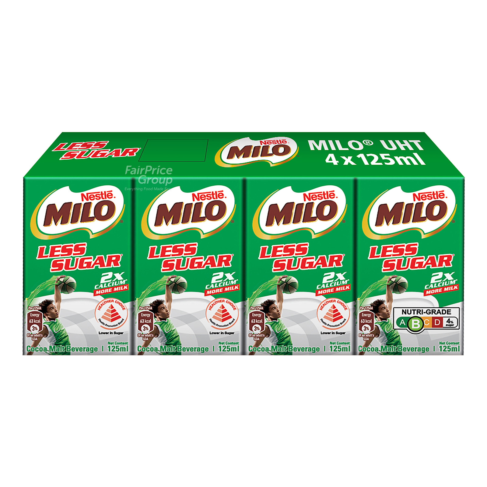Milo Chocolate Malt UHT Packet Drink - Less Sugar | NTUC FairPrice