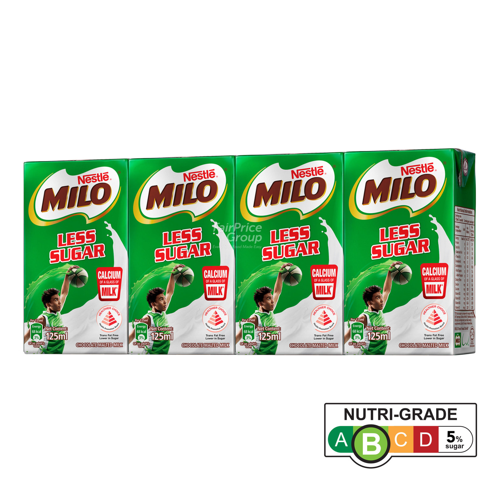 Milo Chocolate Malt UHT Packet Drink - Less Sugar | NTUC FairPrice