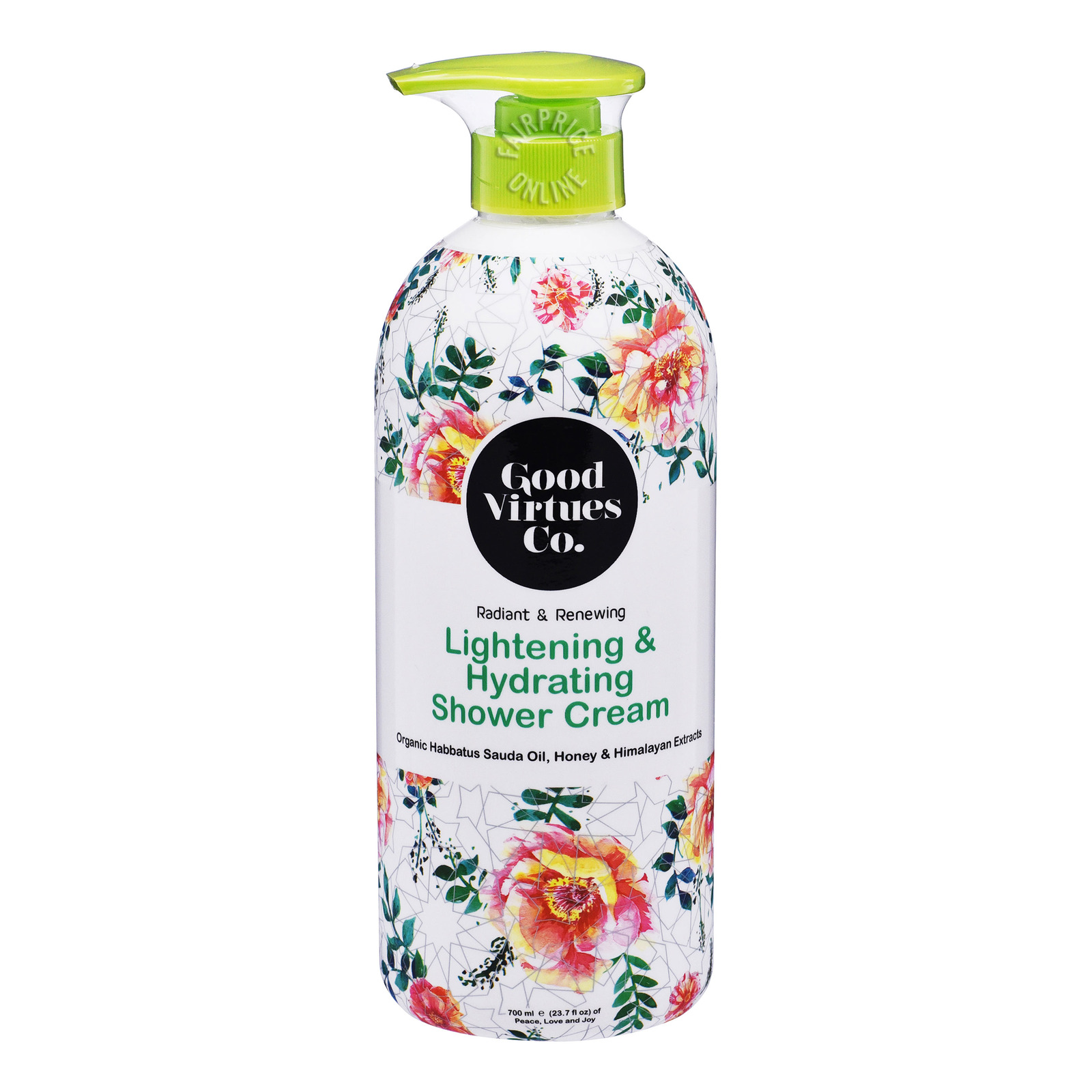 Good Virtues Co. Shower Cream - Lightening & Hydrating | NTUC FairPrice