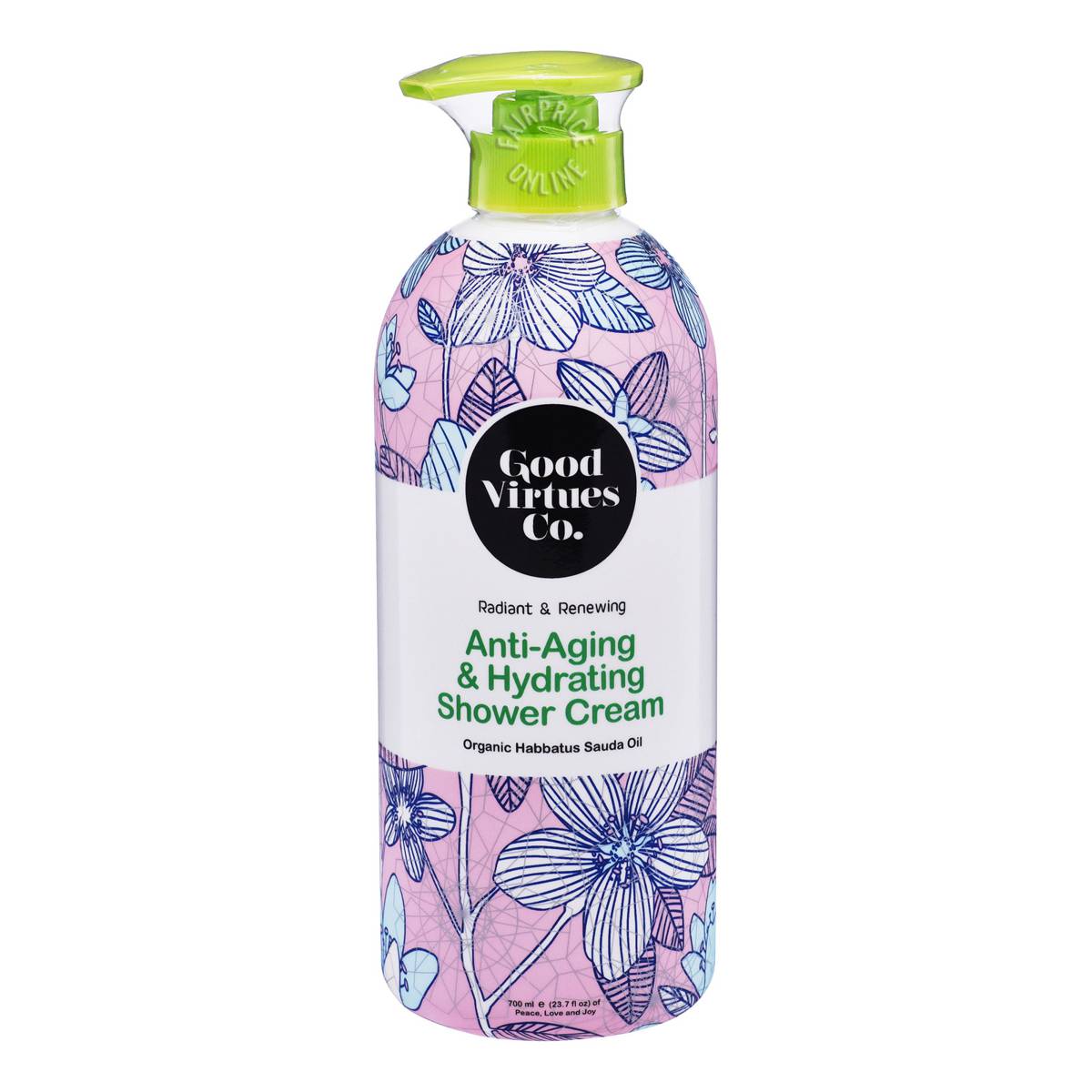 Good Virtues Co. Shower Cream - Anti-Aging & Hydrating | NTUC FairPrice