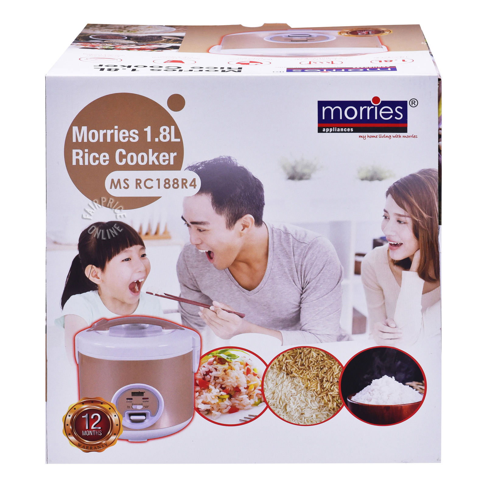 Morries Rice Cooker (MS RC188R4) | NTUC FairPrice