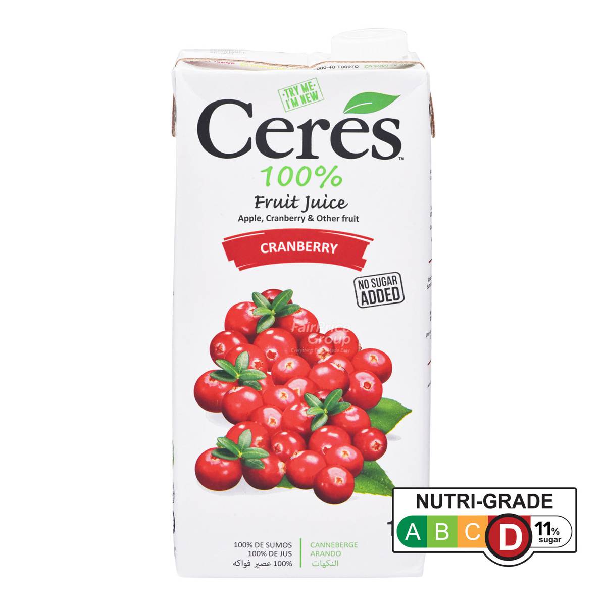 Ceres 100% Fruit Juice - Cranberry | NTUC FairPrice