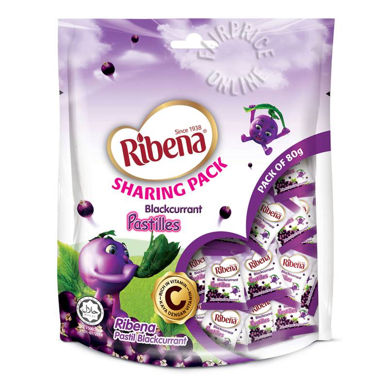 Ribena Blackcurrant Pastilles (Sharing Pack) | NTUC FairPrice