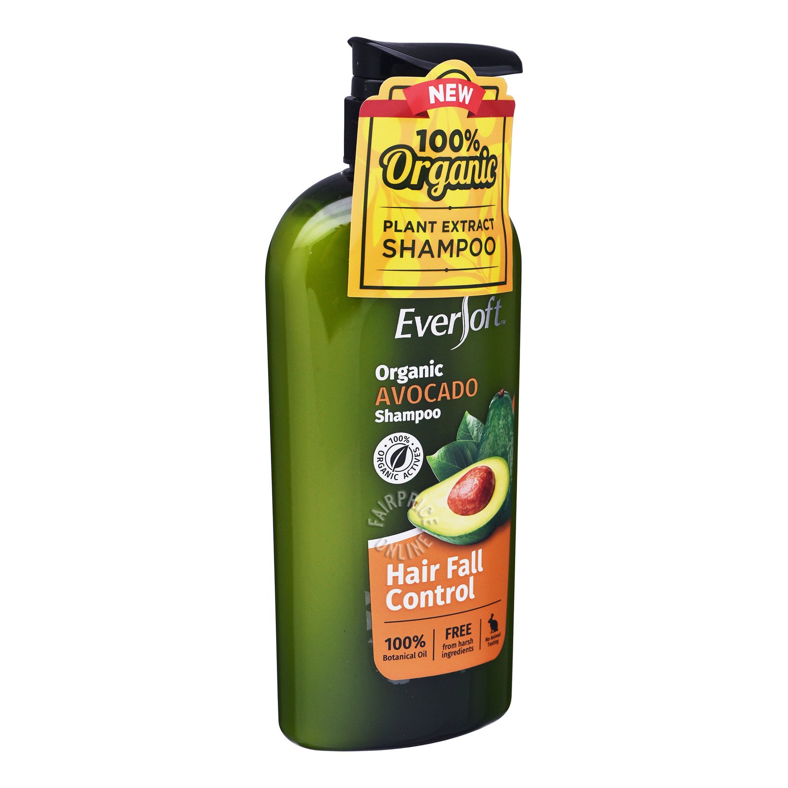 Eversoft Organic Shampoo - Hair Fall Control (Avocado) | NTUC FairPrice